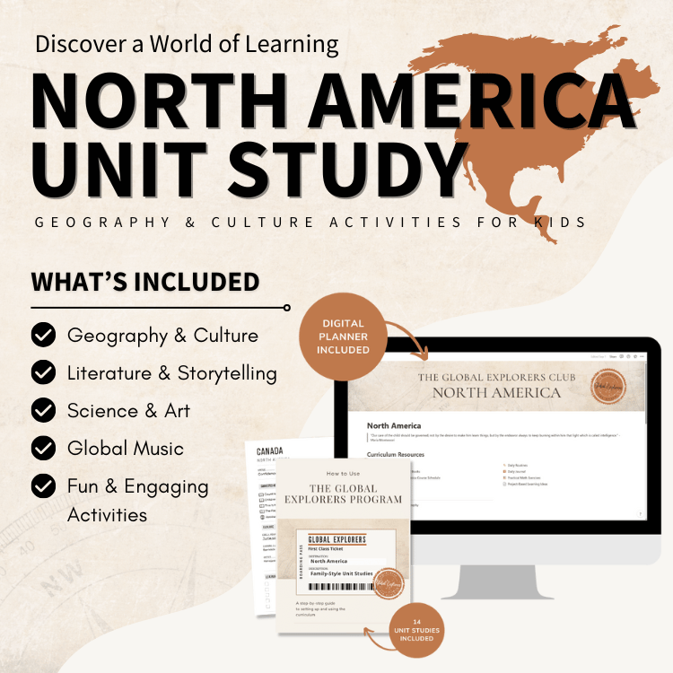 North America Unit Study | Geography Curriculum & Hands-On Activities ...
