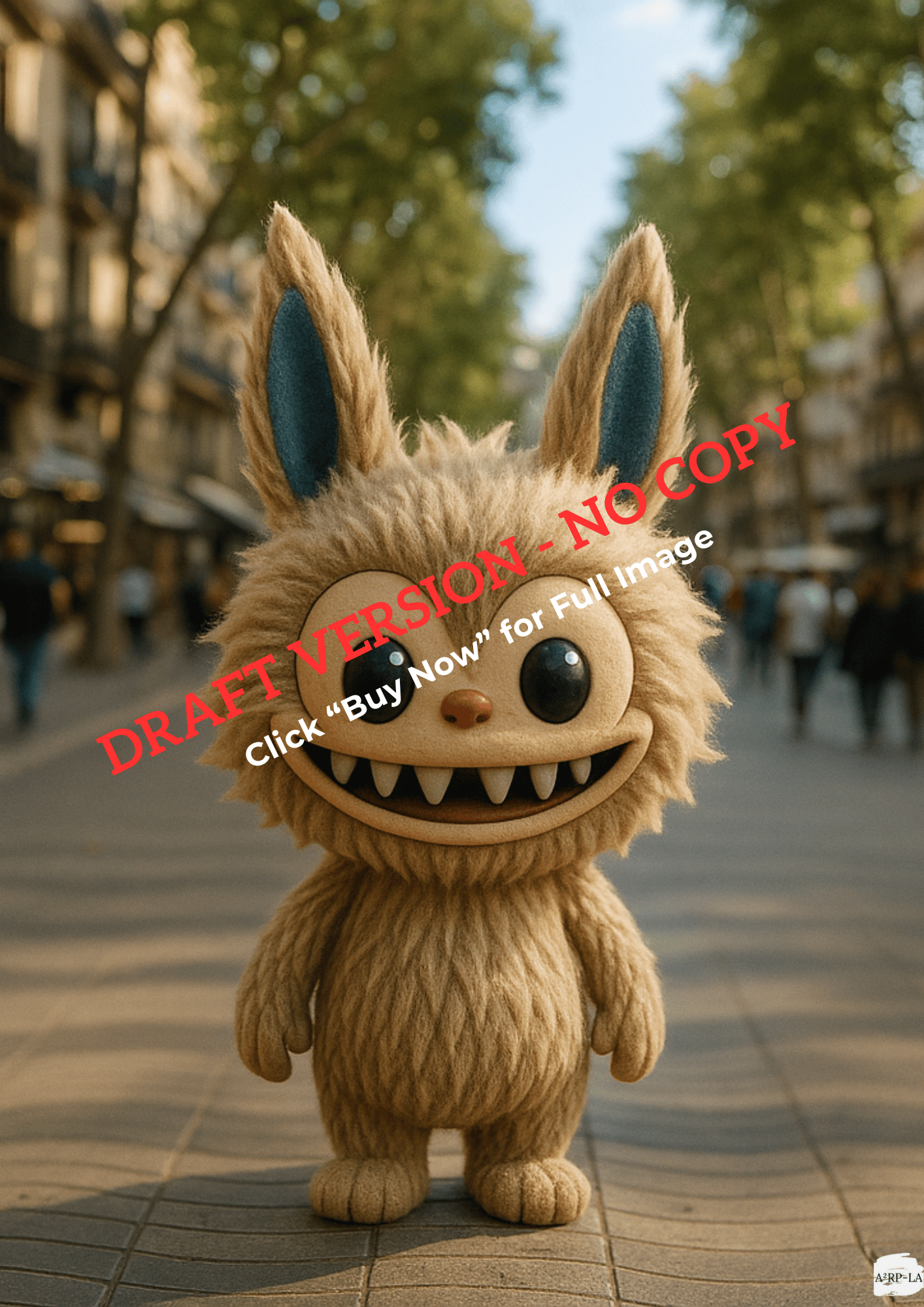 Imagen digital exclusiva de Labubu en Barcelona | Fondo de pantalla ...