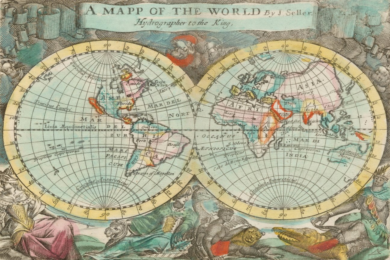 Old World Map Printable Poster - Payhip