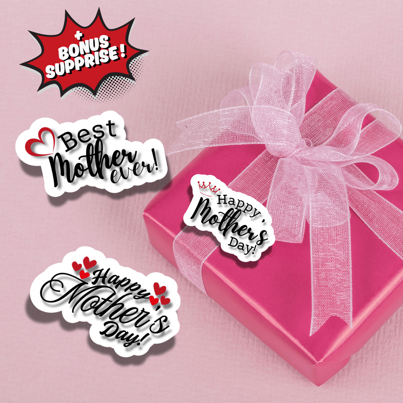 Mother's Day Printable Sticker Bundle – 10 Designs 6 Bonus Stickers ...