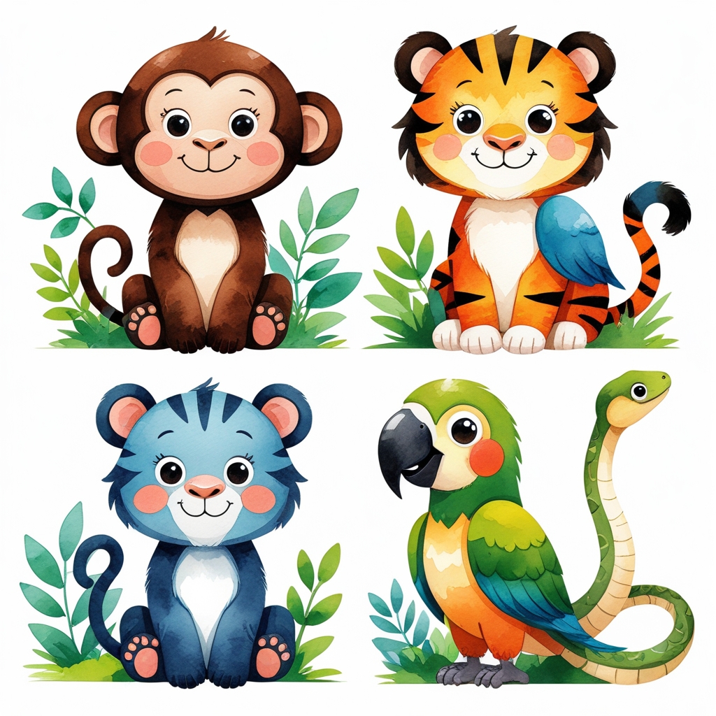 Jungle animals. - Payhip