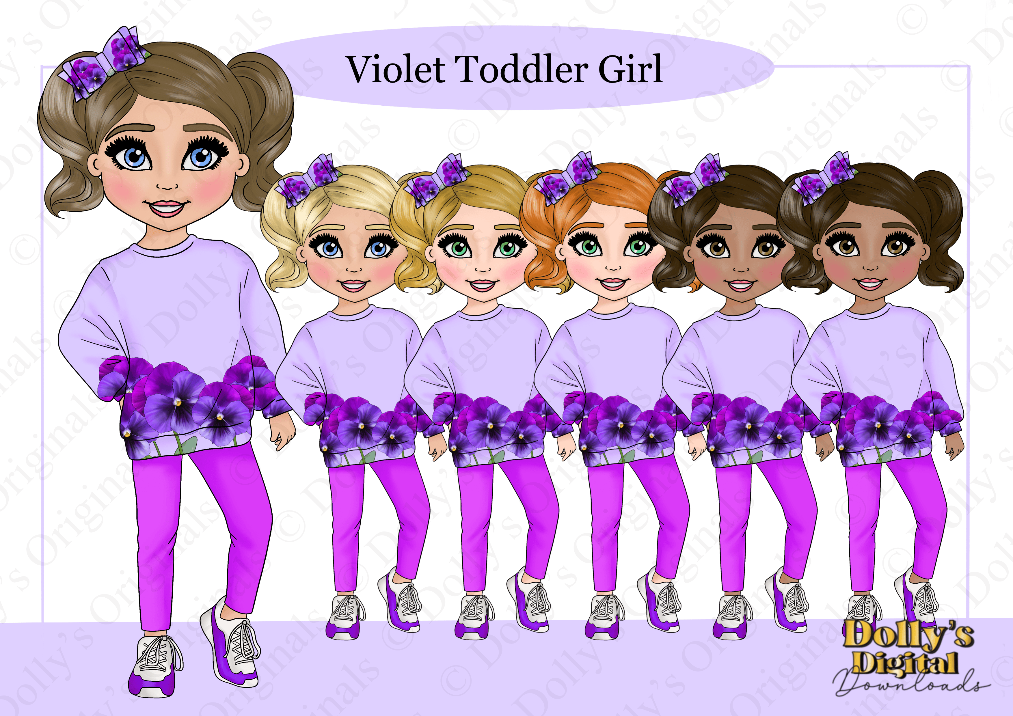 Violet Toddler Girl - Payhip