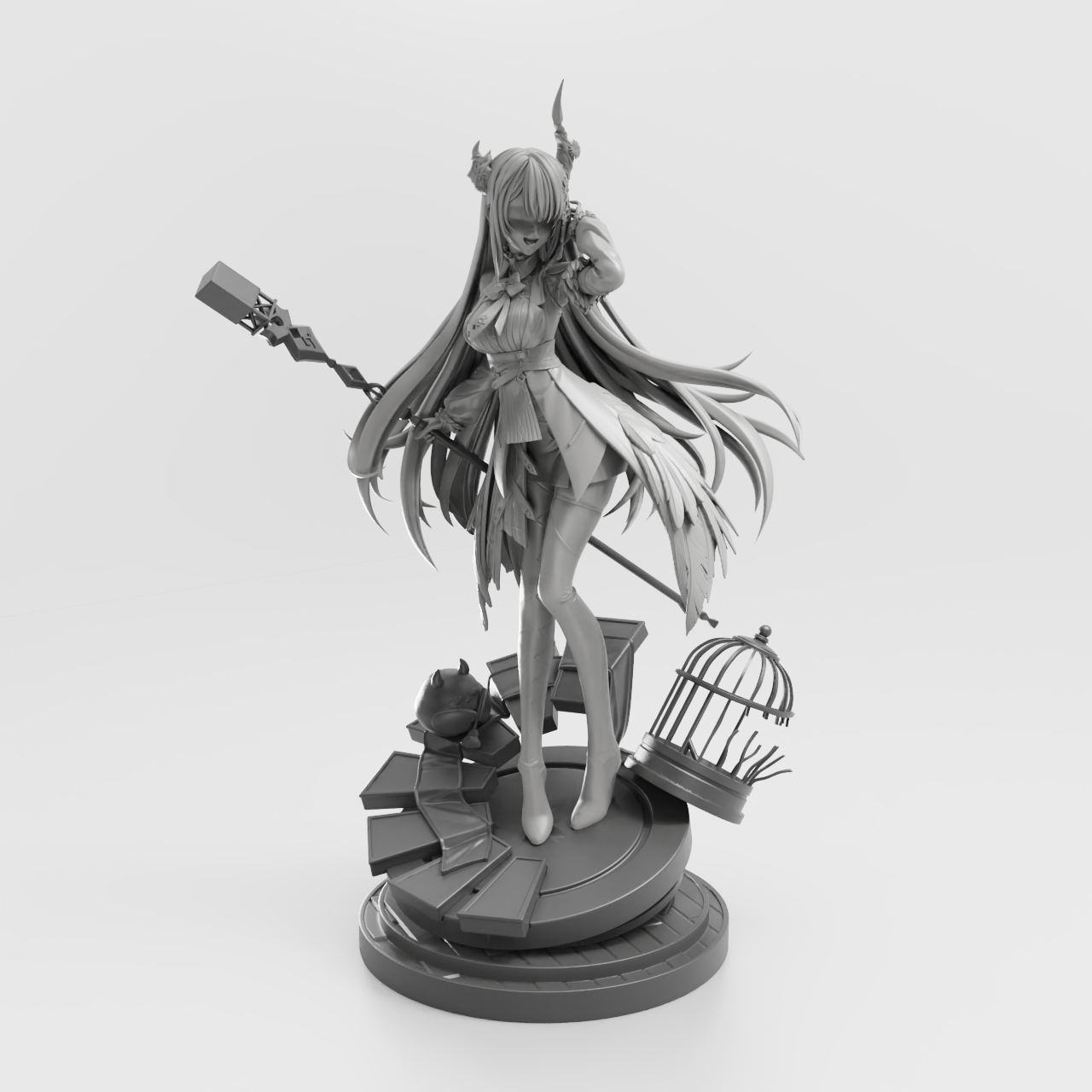 Nerissa Ravencroft - Hololive, STL 3D model design printable file - Payhip