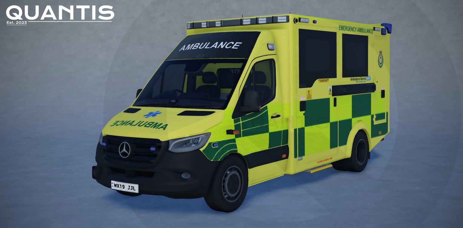 UK Ambulance Marked Mercedes Sprinter Box - Payhip