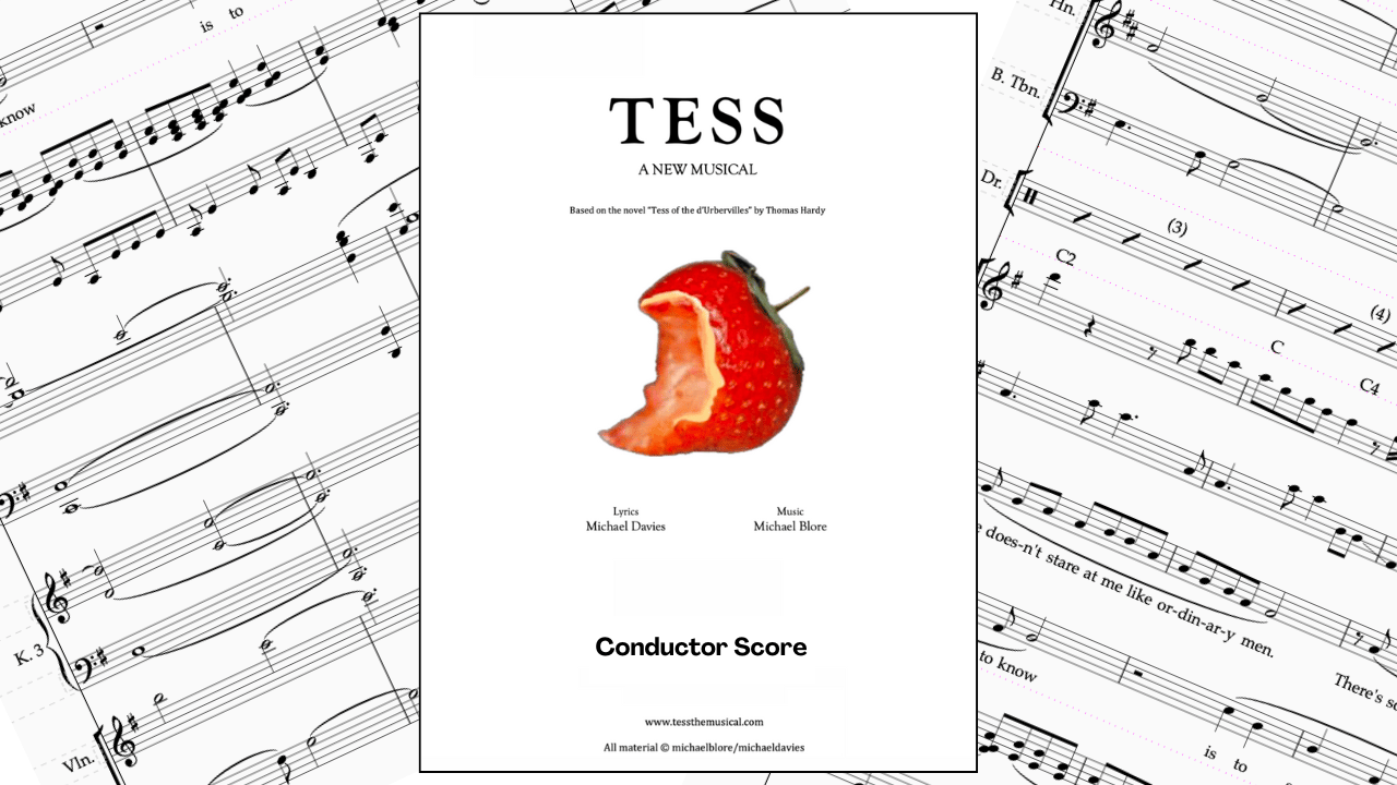 Conductor Score for 'Tess - The Musical' - Payhip