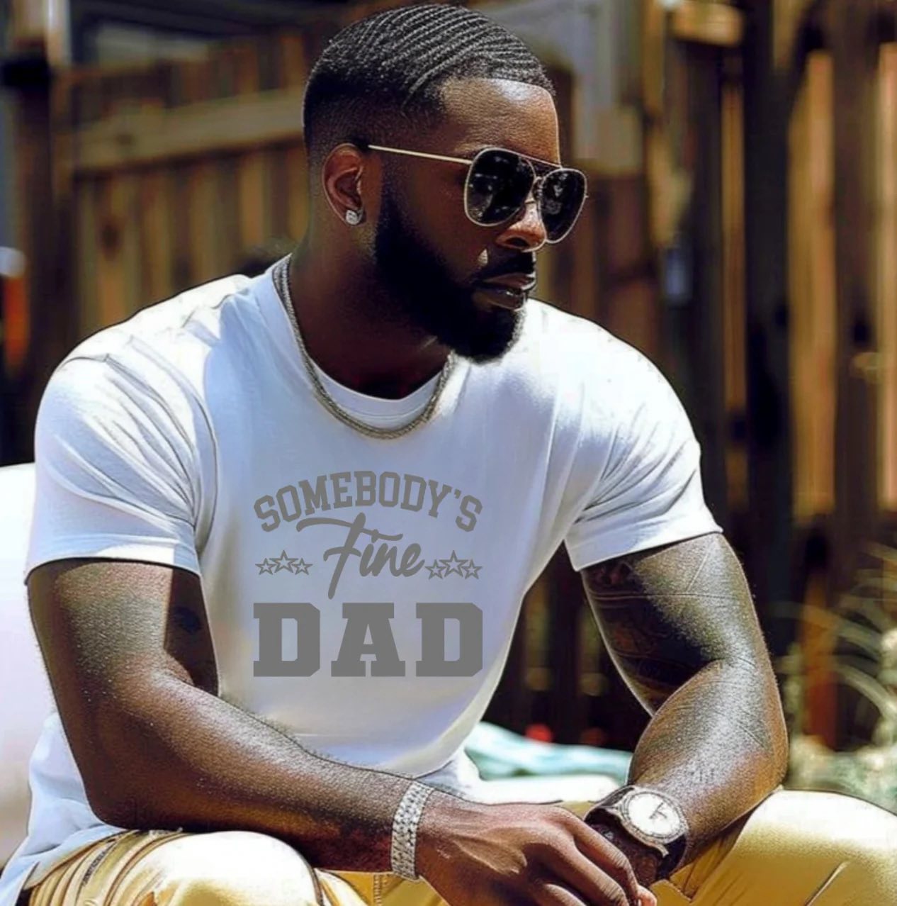 Somebody's Fine Dad Screen Print - Payhip