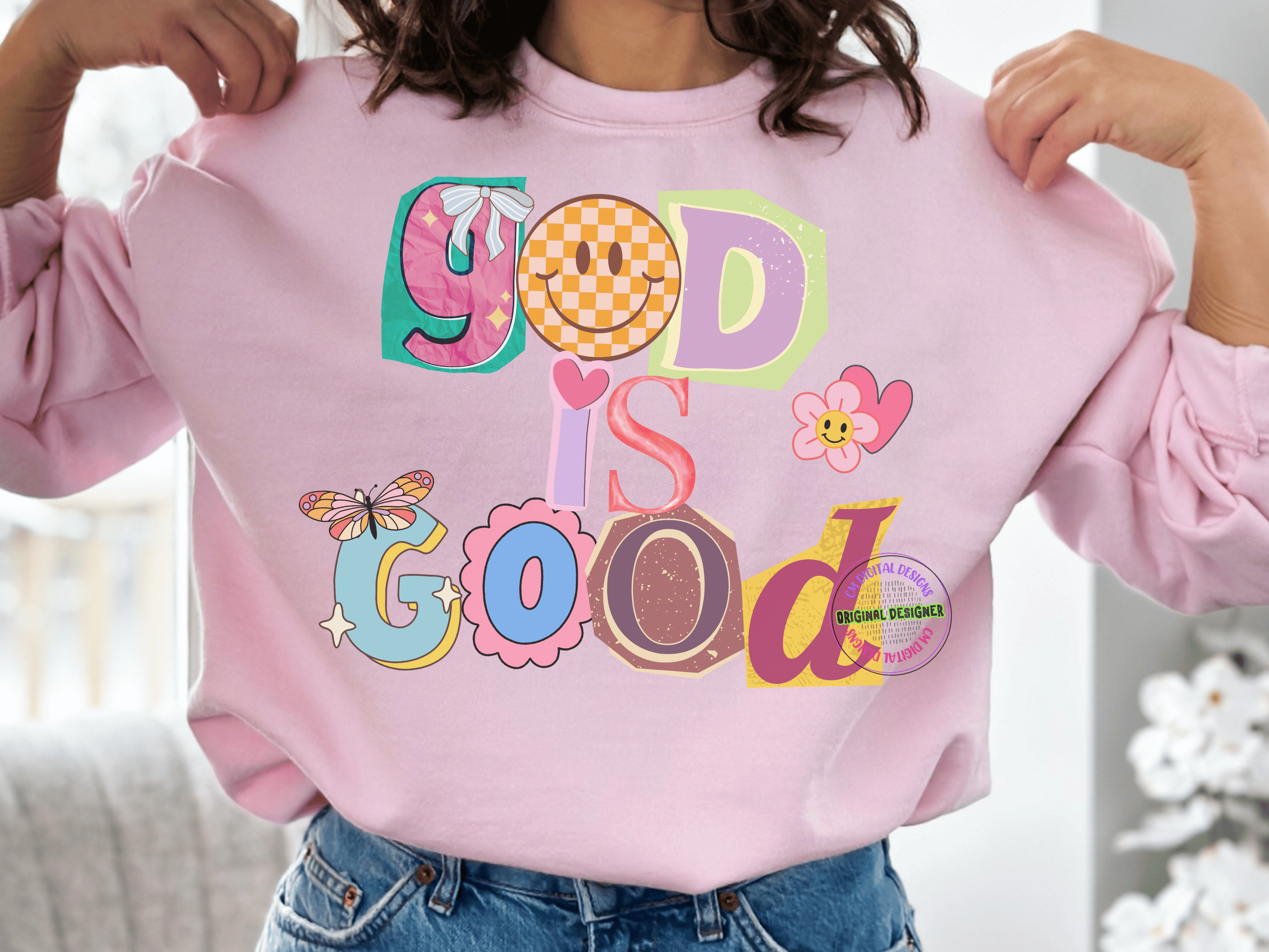 Preppy God Is Good Png - Payhip