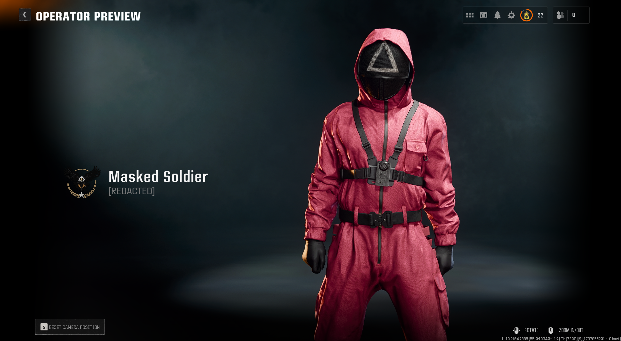 OnSet Assets - Squid Game - Masked Manager