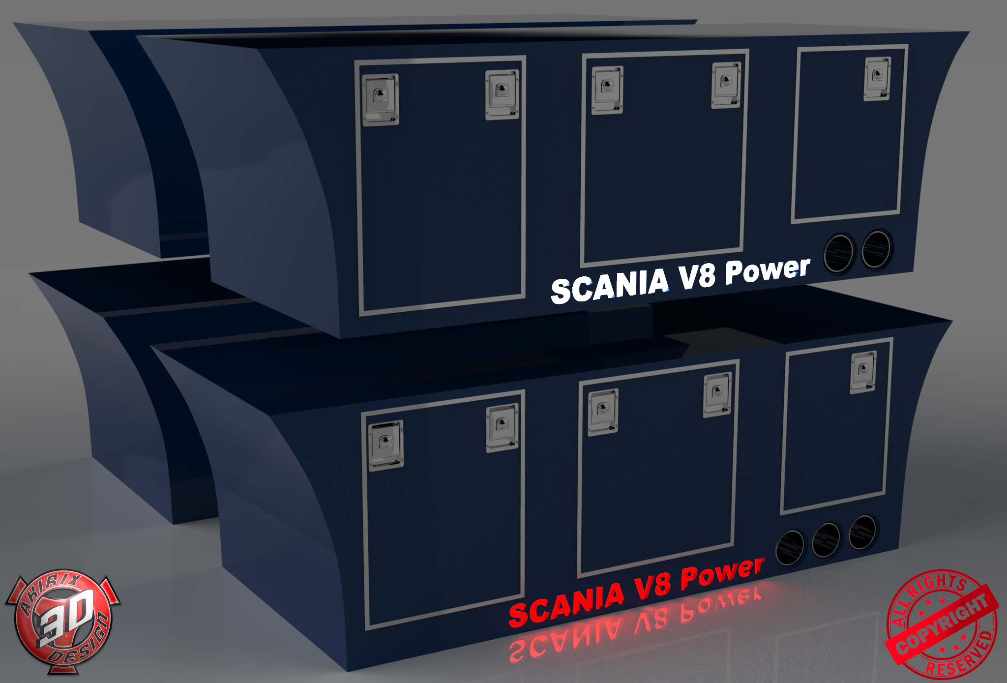 3D Custom Scania SideBoxes v 1.0 - Payhip
