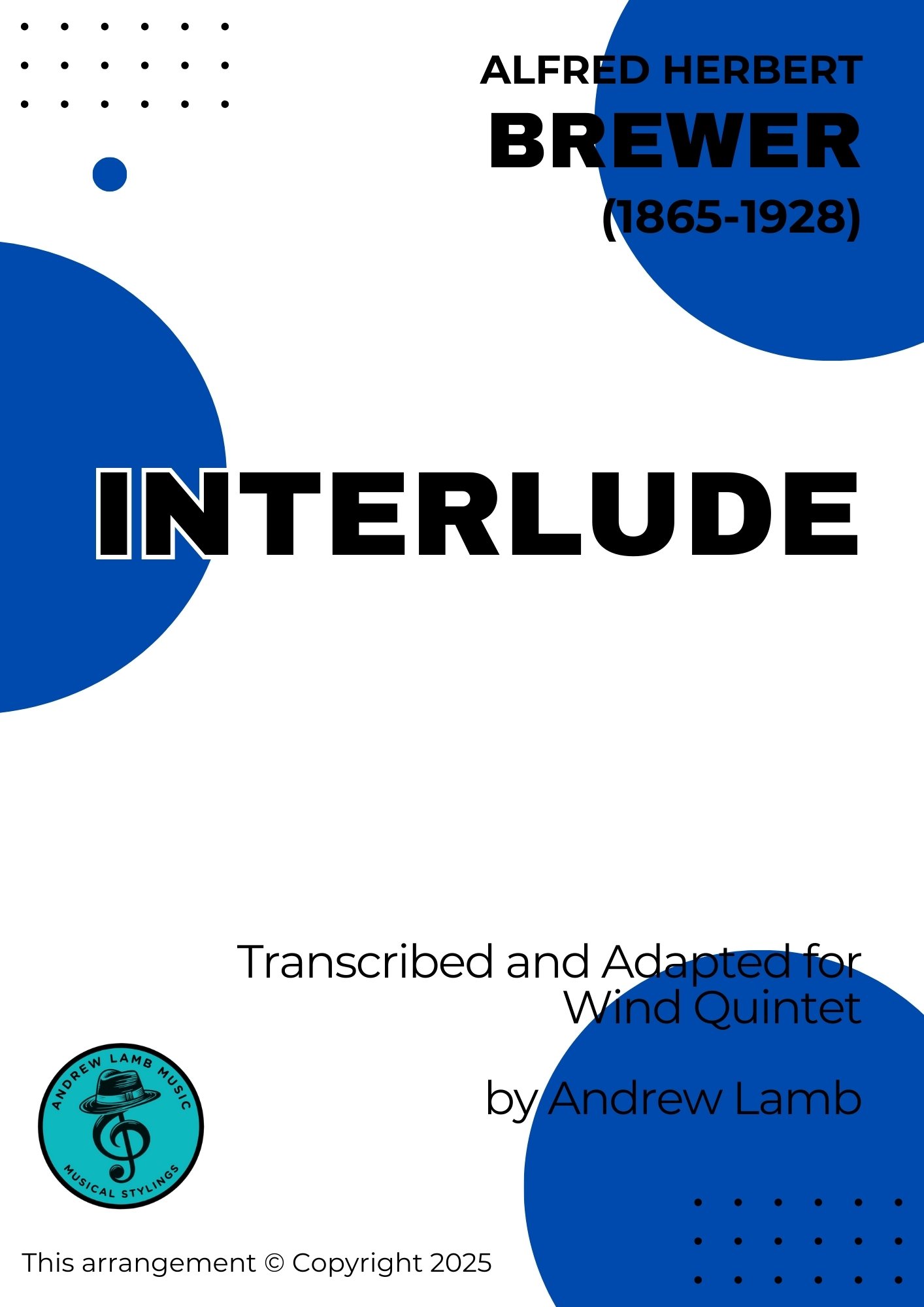 Alfred Herbert BREWER | Interlude | for Wind Quintet - Payhip