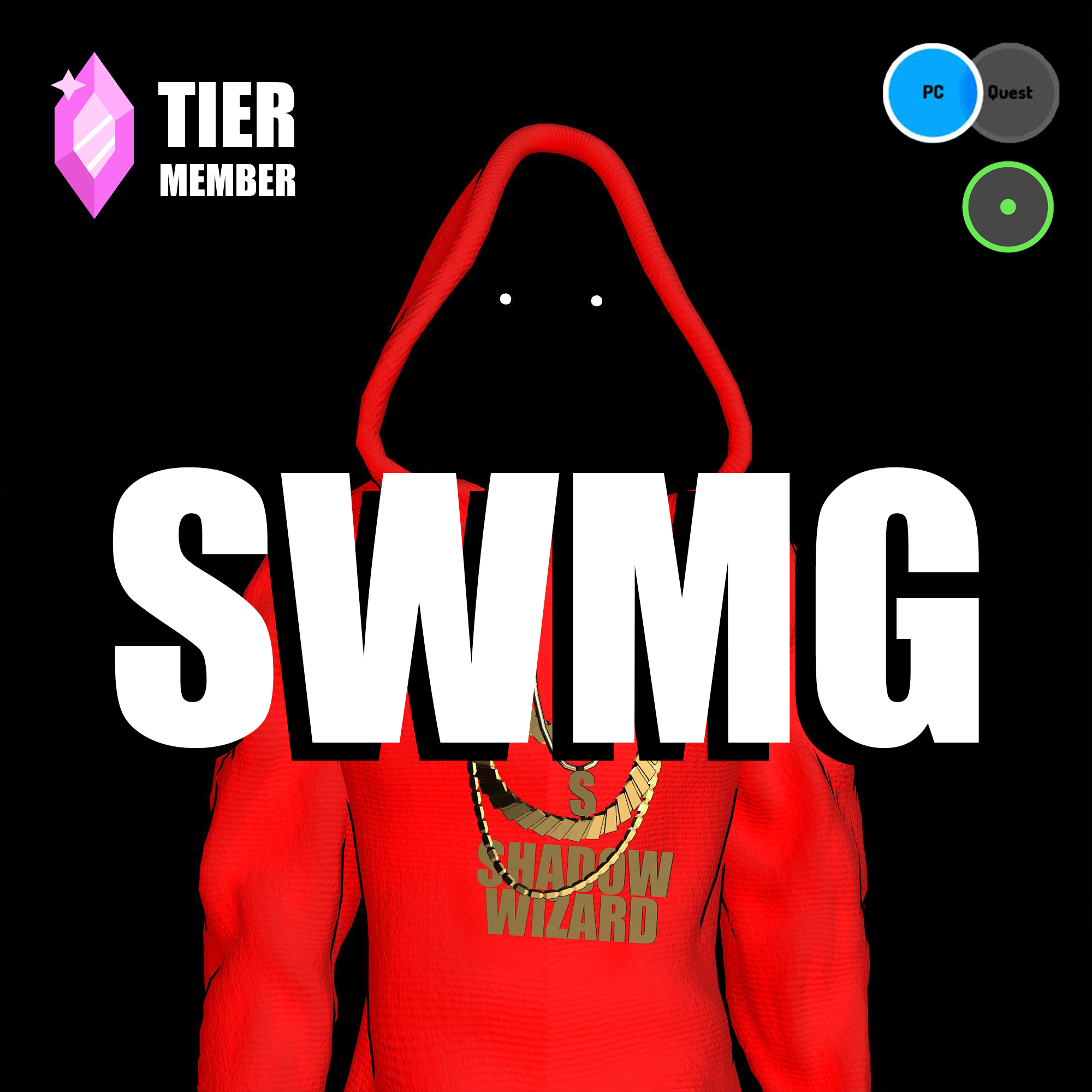 Shadow Wizard by KC (2021 VRChat Avatar)