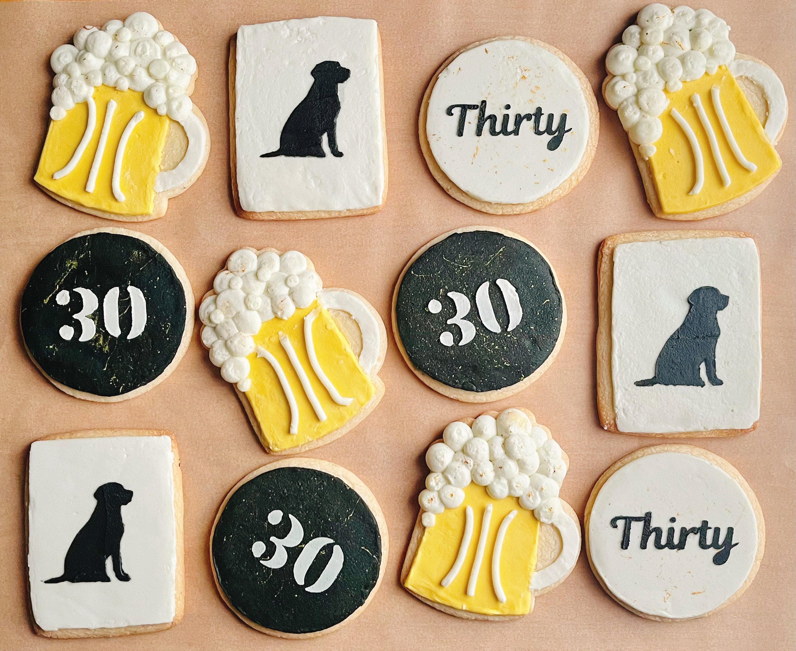 30th Birthday Sugar Cookie Set (per dozen) - Payhip