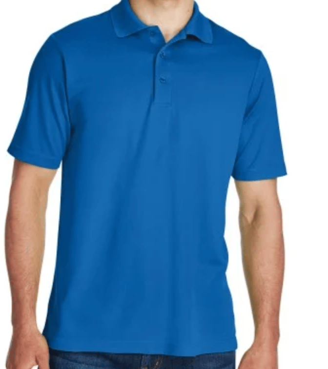 Men's Adult Polo Uniform Shirt - Royal - Payhip