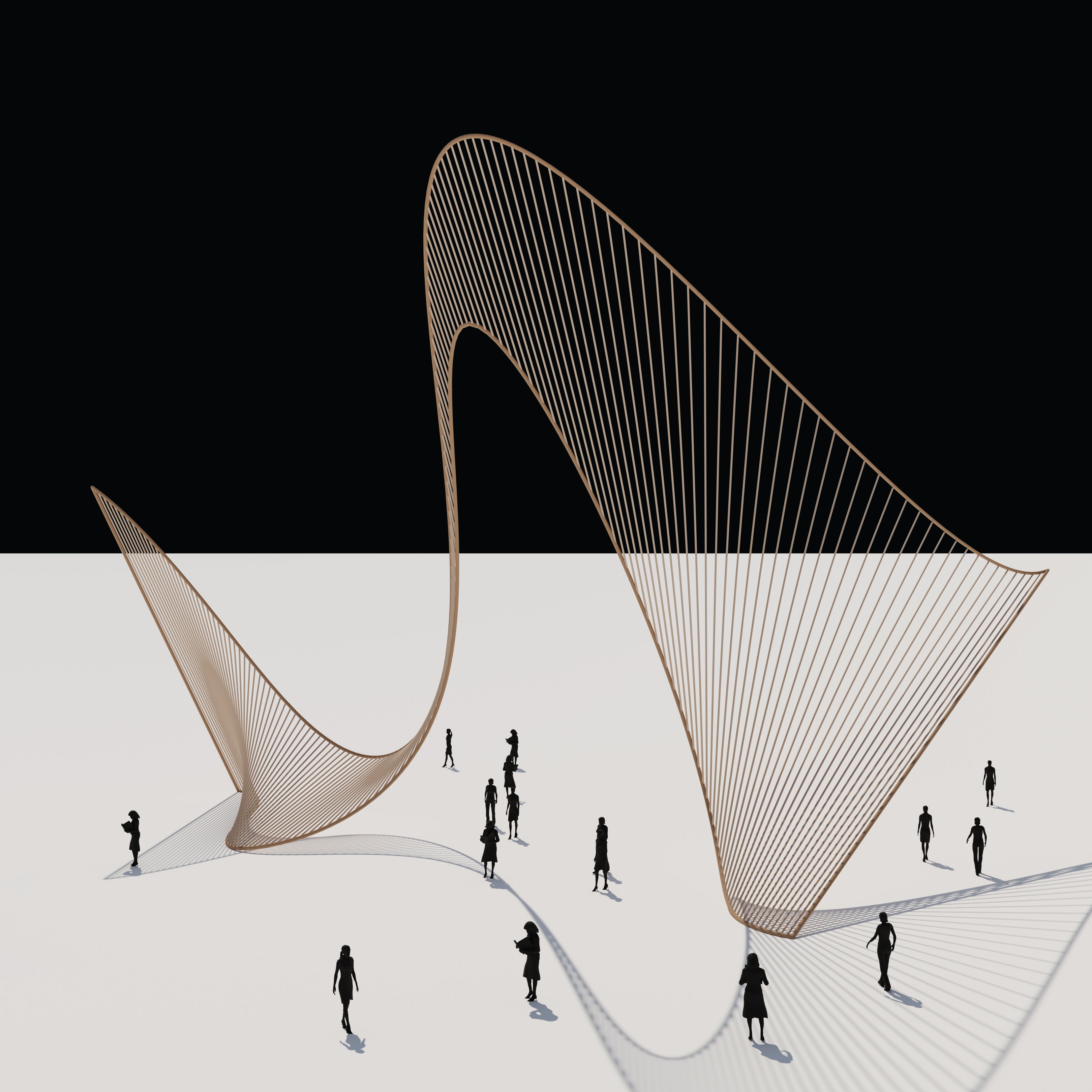 Sine Curve Gate Pavilion Rhino Grasshopper File - Payhip