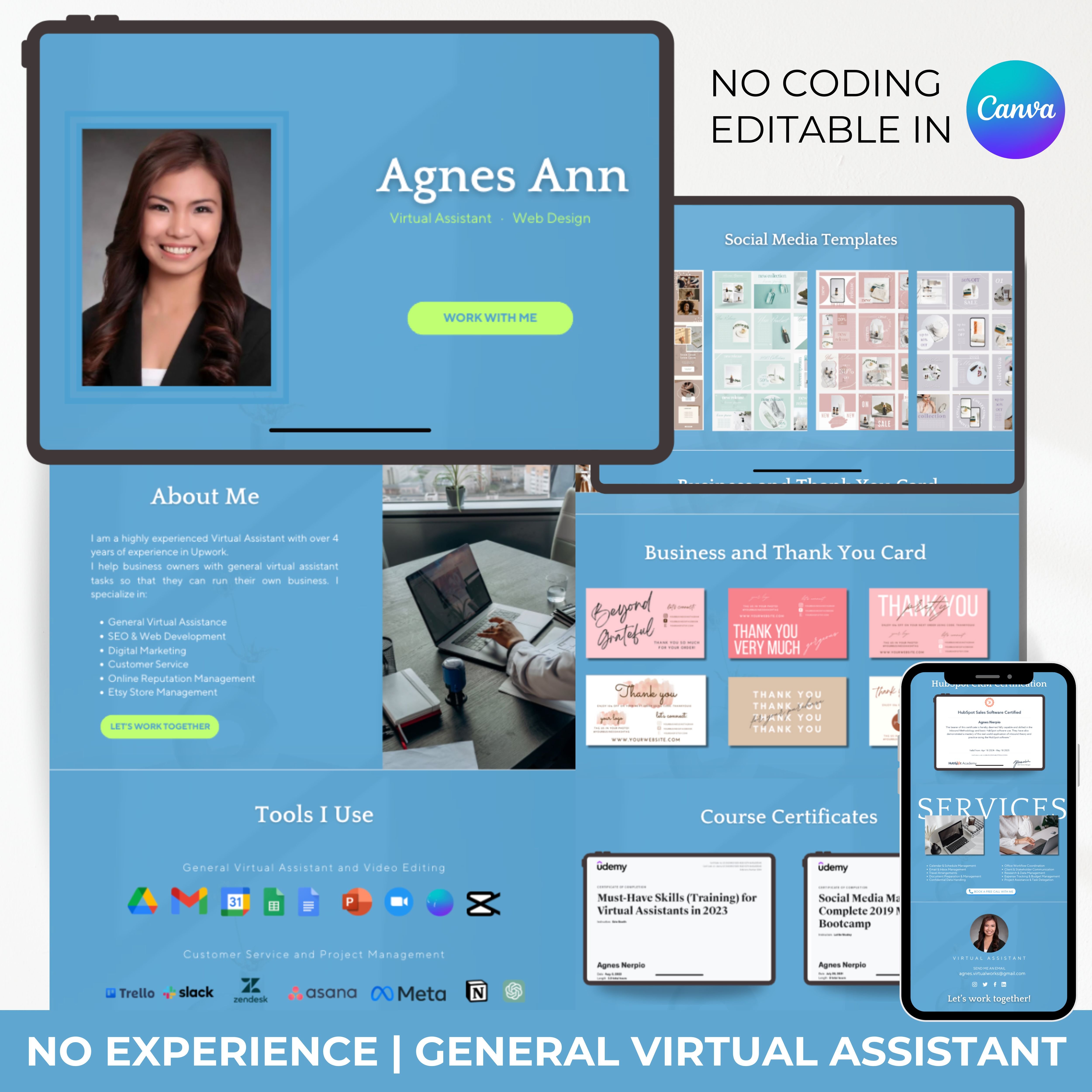 Formal Design Portfolio Website for Freelancer - Payhip