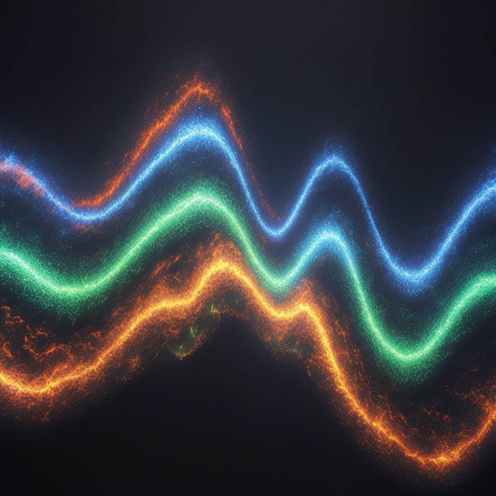 Energy waves in a kaleidoscope of colors. - Payhip