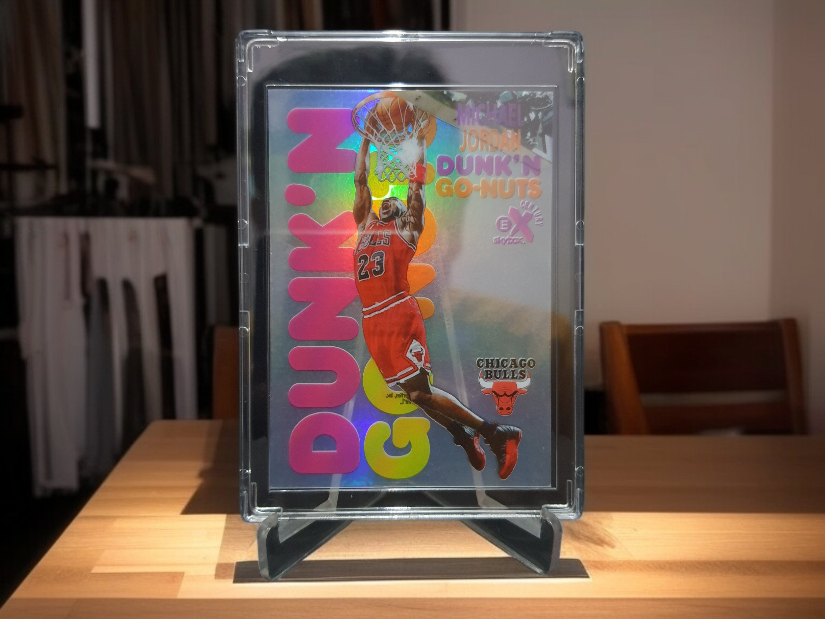 Custom NBA Card! 1998 Skybox E-X Century Dunkin Go-Nuts #23 - Michael ...