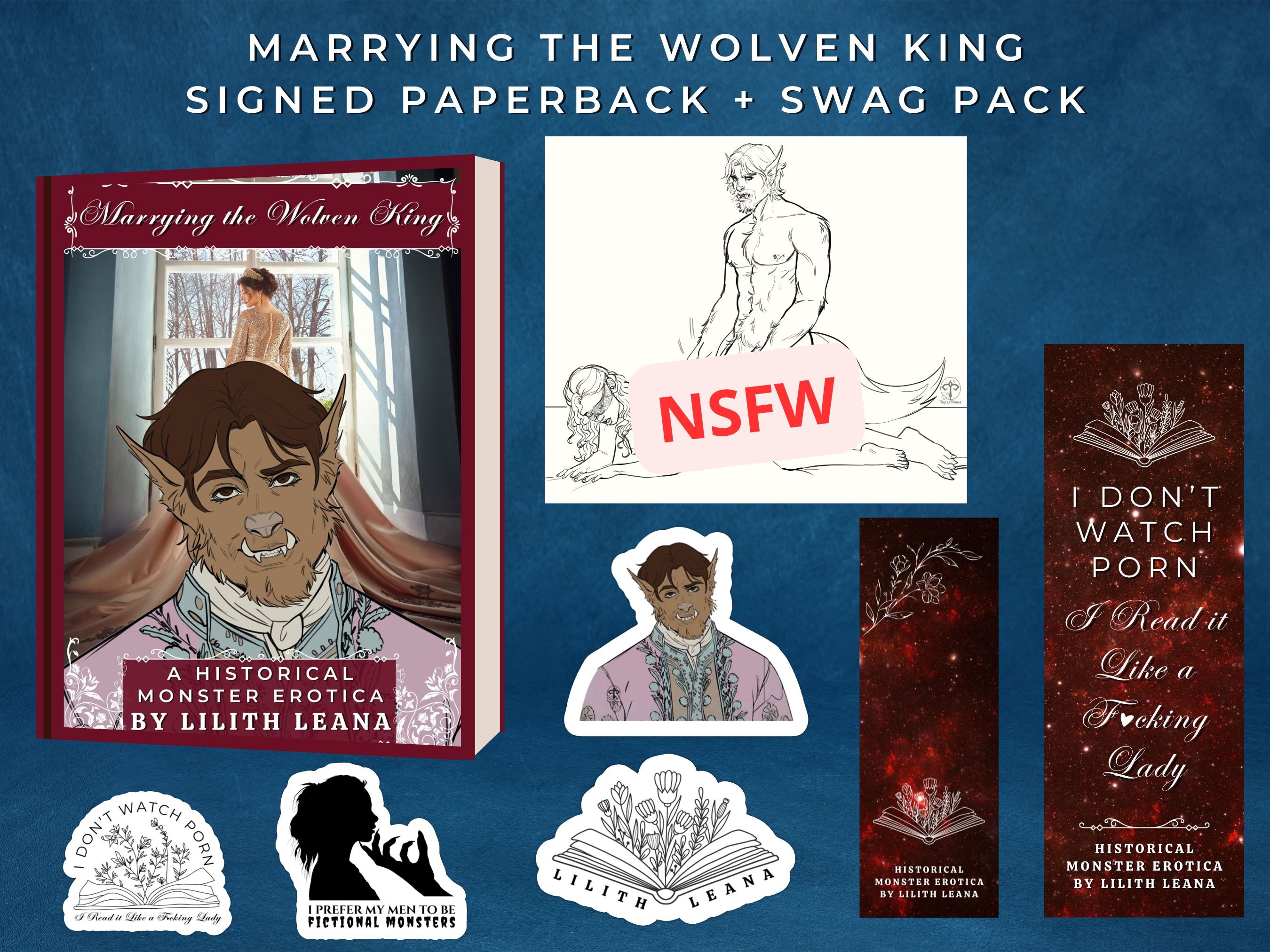 Marrying the Wolven King signed paperback swag pack - Payhip