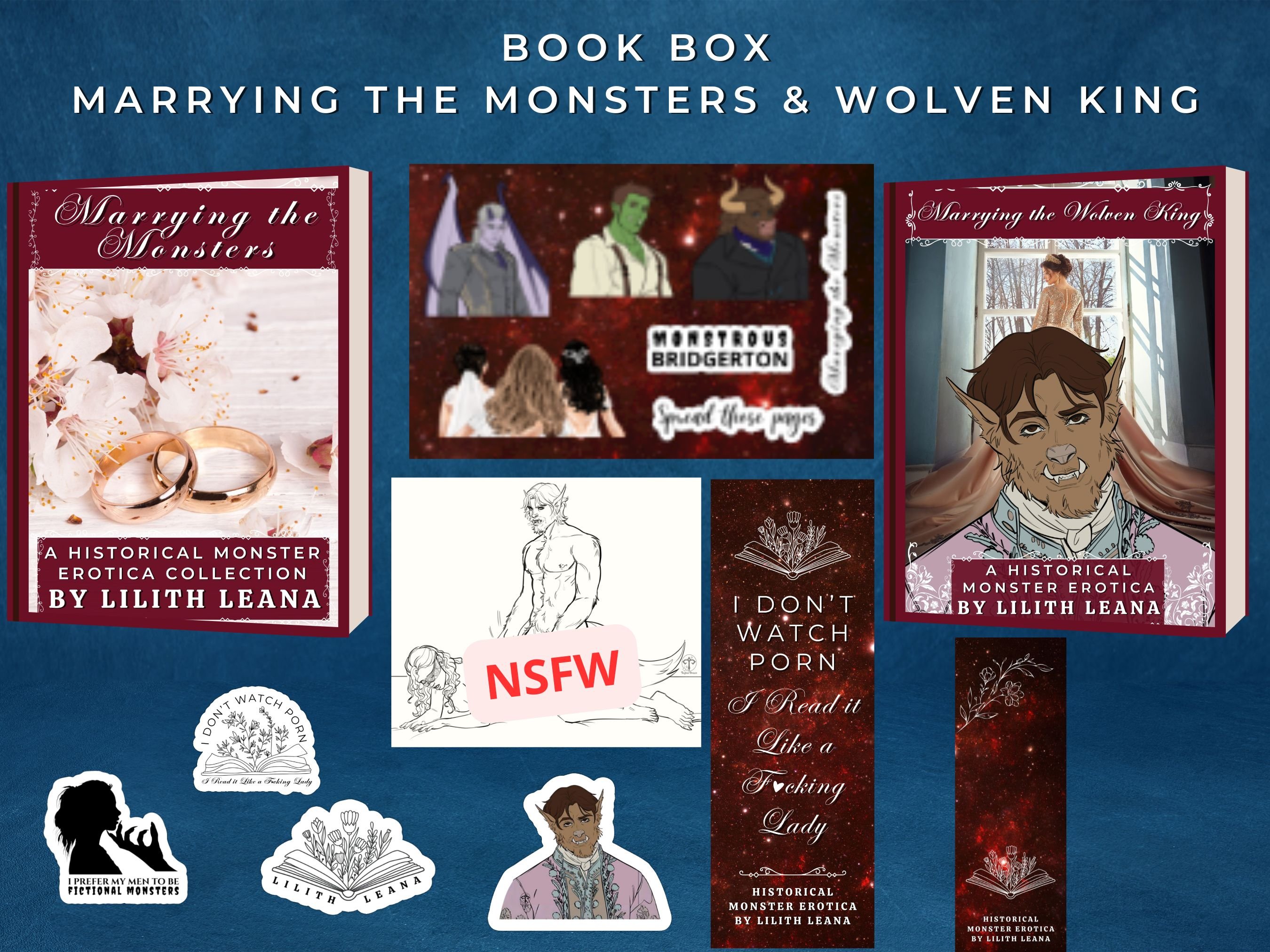 Marrying the Monsters & Wolven King Book Box - Payhip