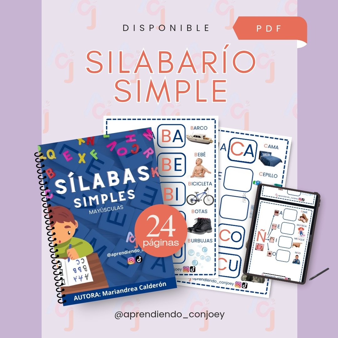 SÚPER PACK SÍLABAS TRABADAS MAYÚSCULAS 3 (LIBROS) - Payhip