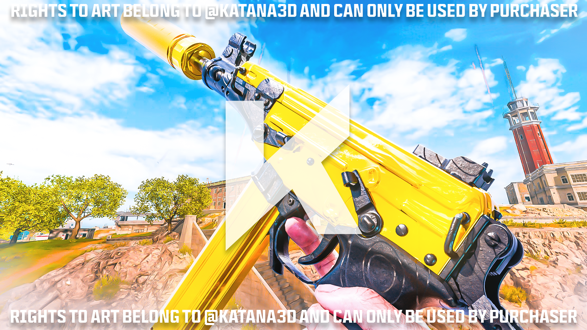COD/Warzone Thumbnail - Gold OTS (Verdansk Rebirth) - Payhip