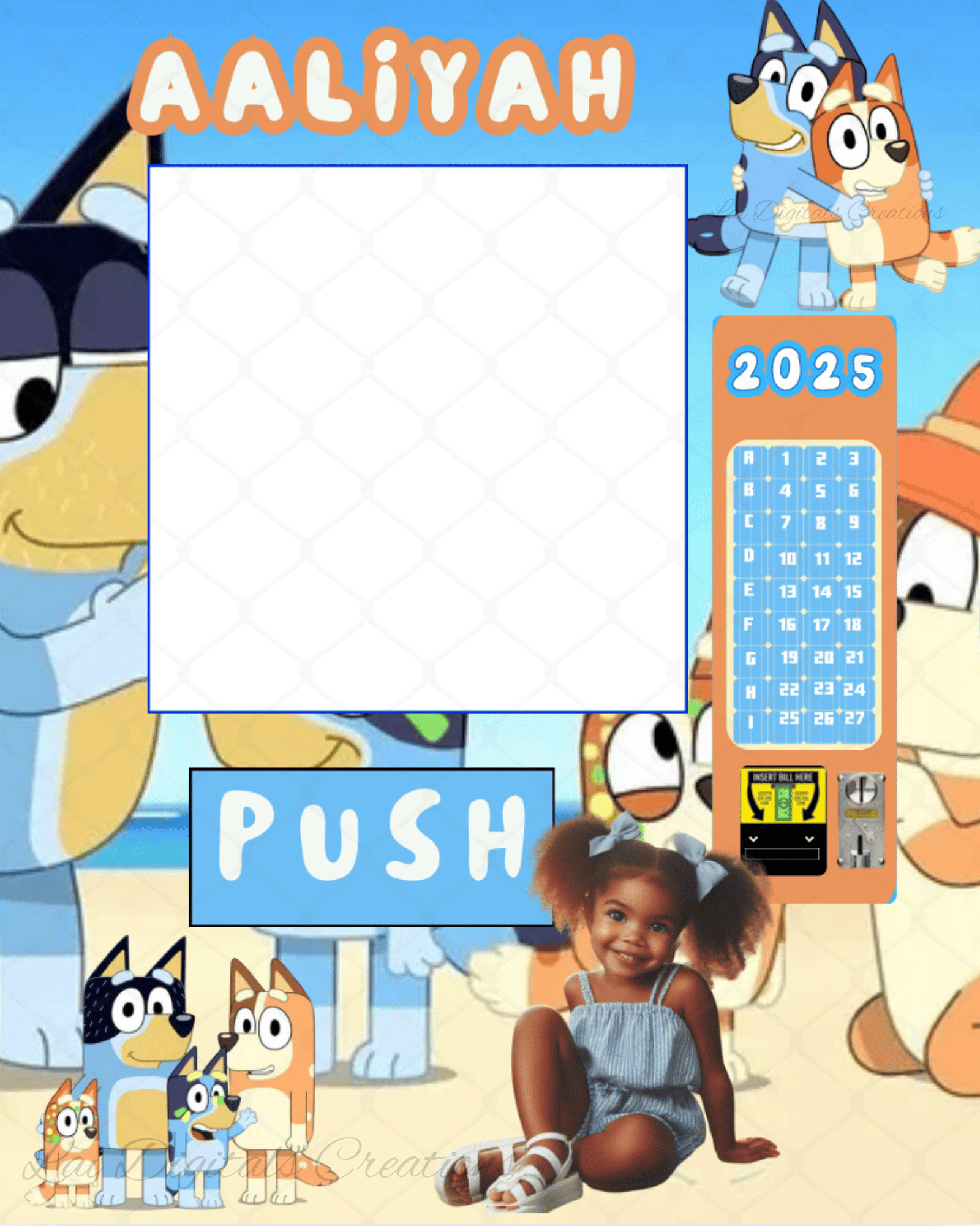 Editable Bluey Vending Machine Template – Digital Download - Payhip