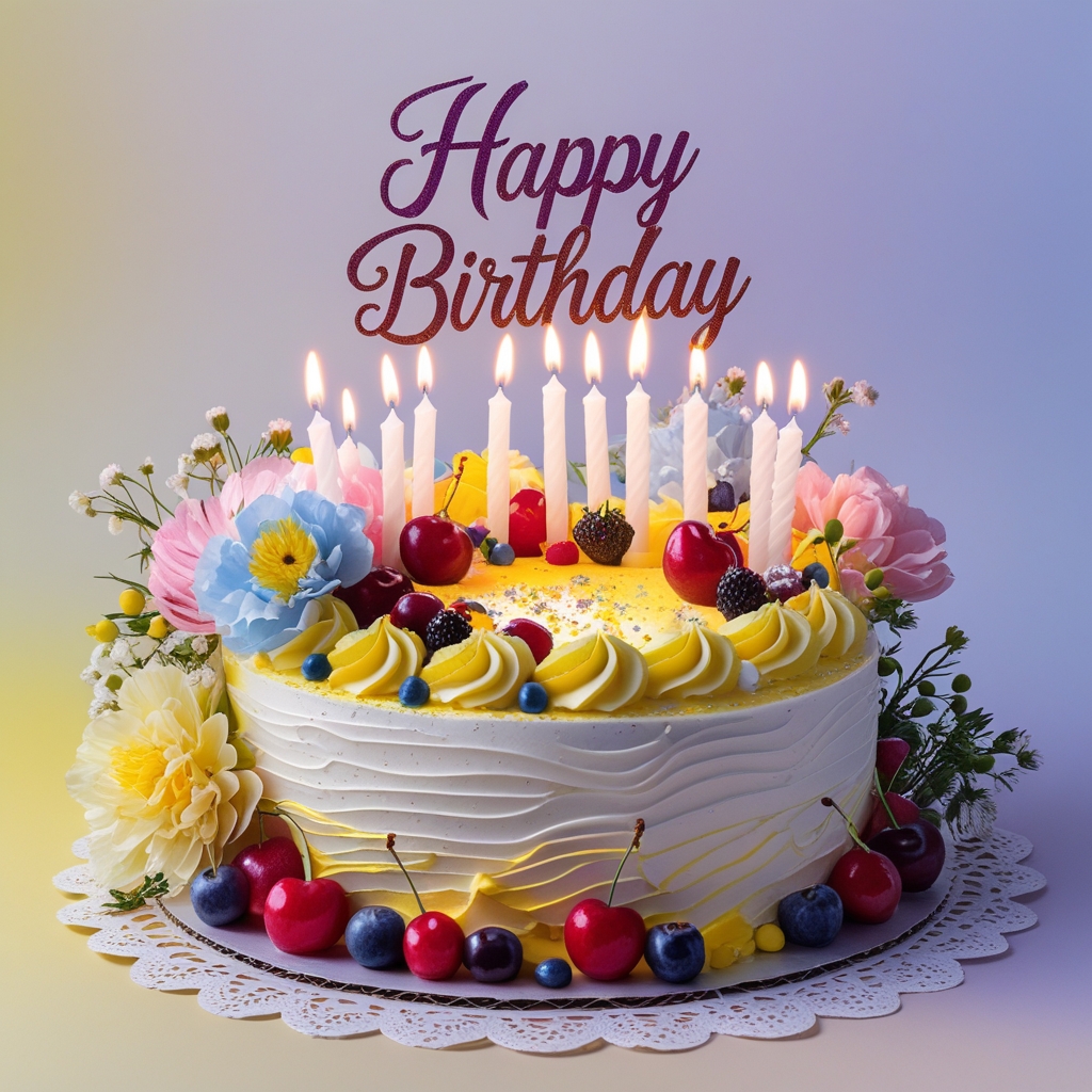 Colorful birthday cake - Payhip