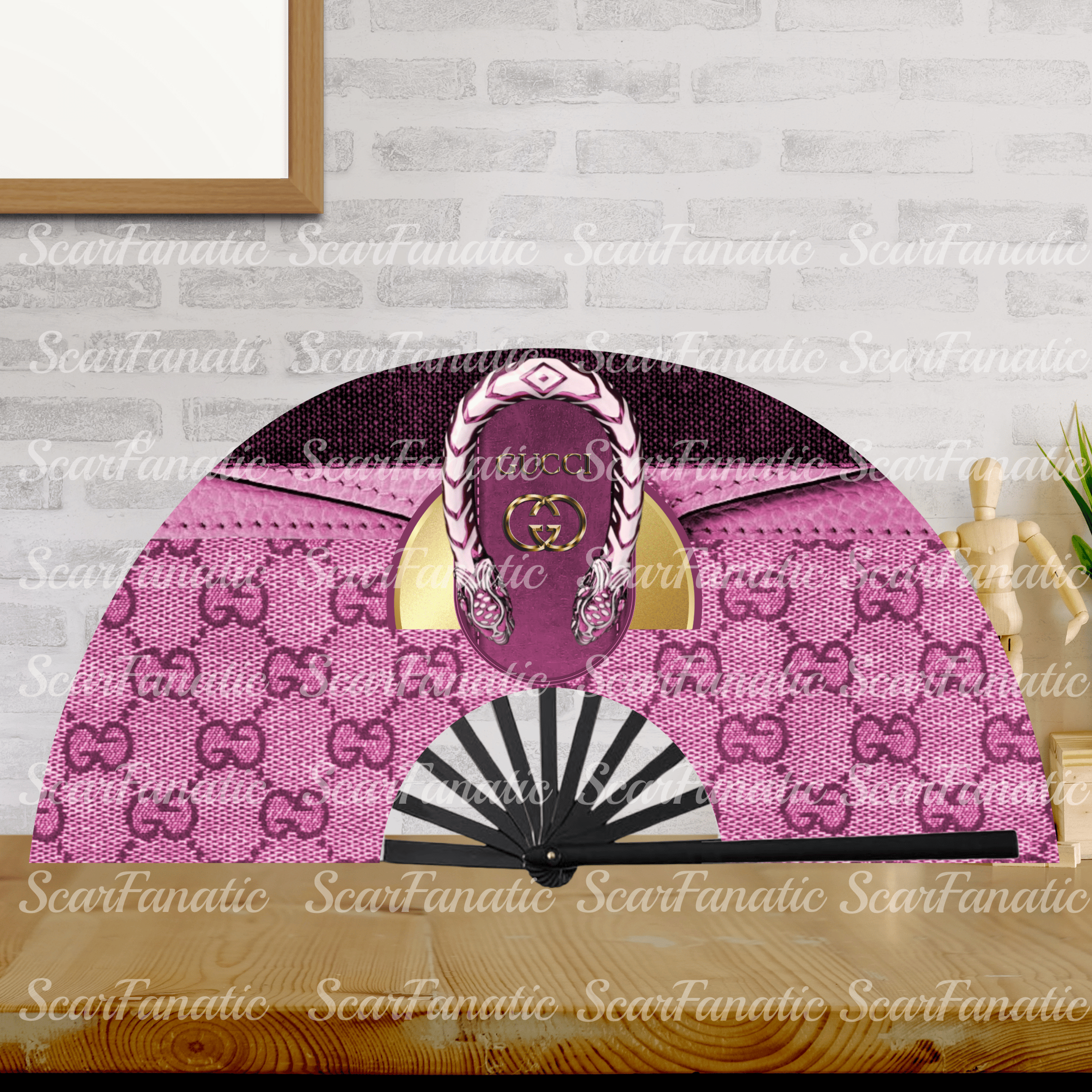 Pink and Gold Gcc Clack Fan - Payhip