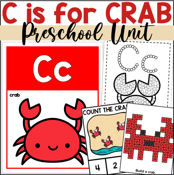 Preschool Lesson Plans: C is for Crab
