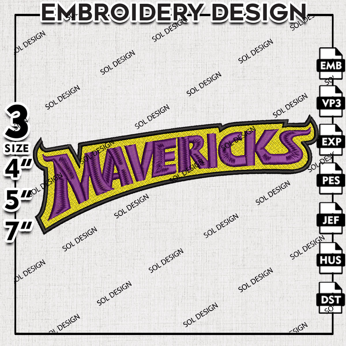 NCAA Mavericks Team Word Logo Embroidery Designs, NCAA Minnesota State ...