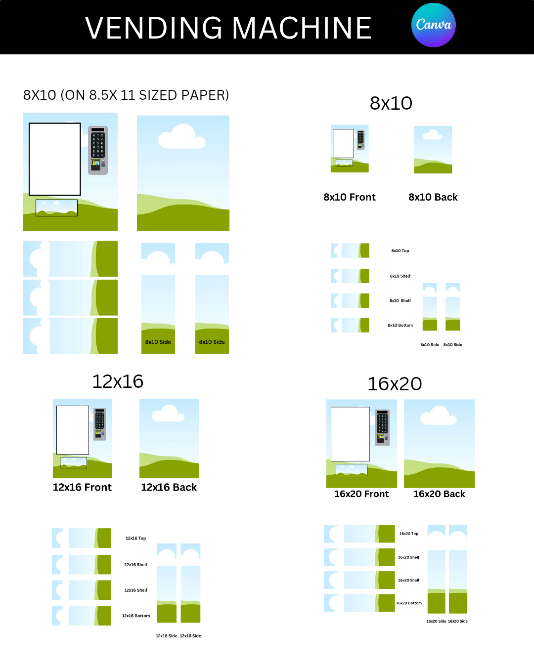 Vending Machine Drag and Drop Templates Bundle 1000 Free Wallpaper ...