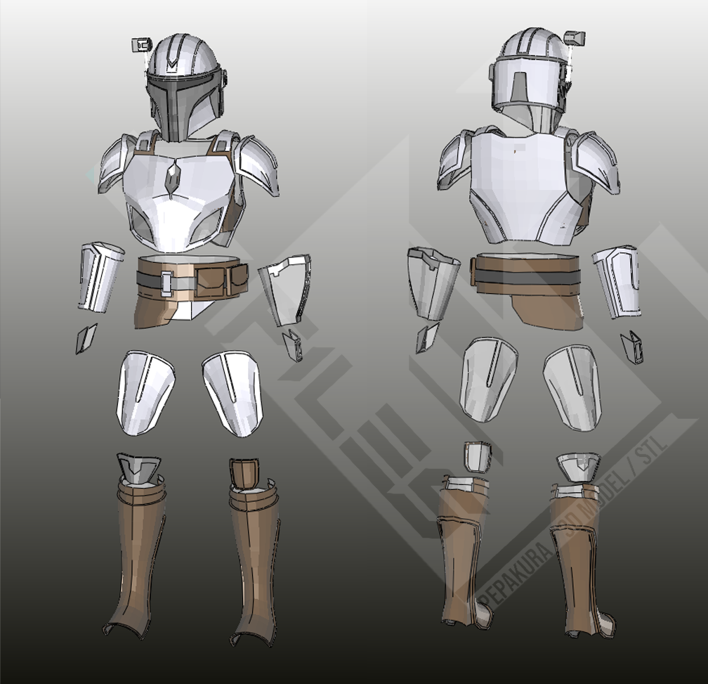 Dizfiles Pepakura Cosplay Template Shop - Entire Pepakura