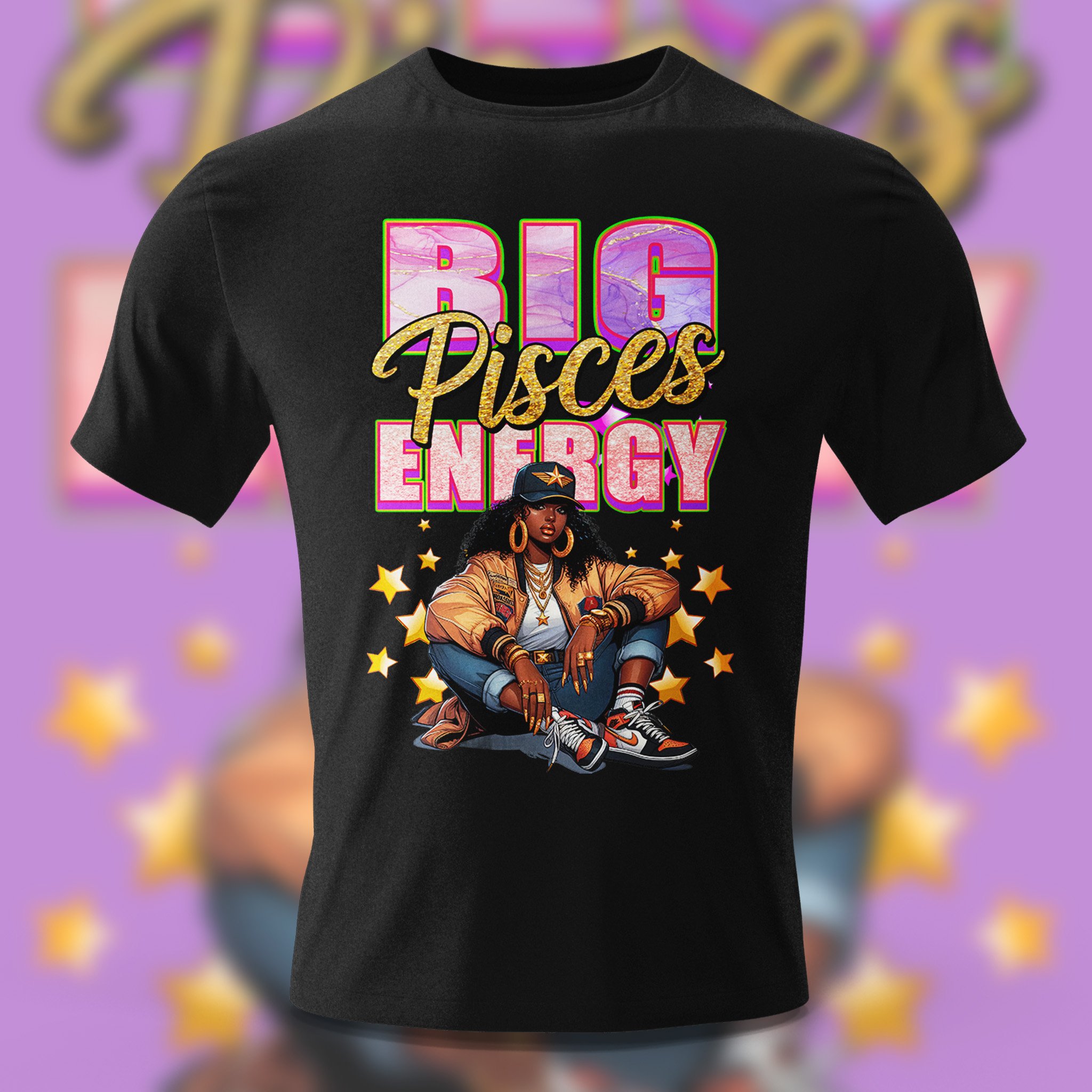 BIG Pisces Energy | Zodiac PNG Digital File - Payhip