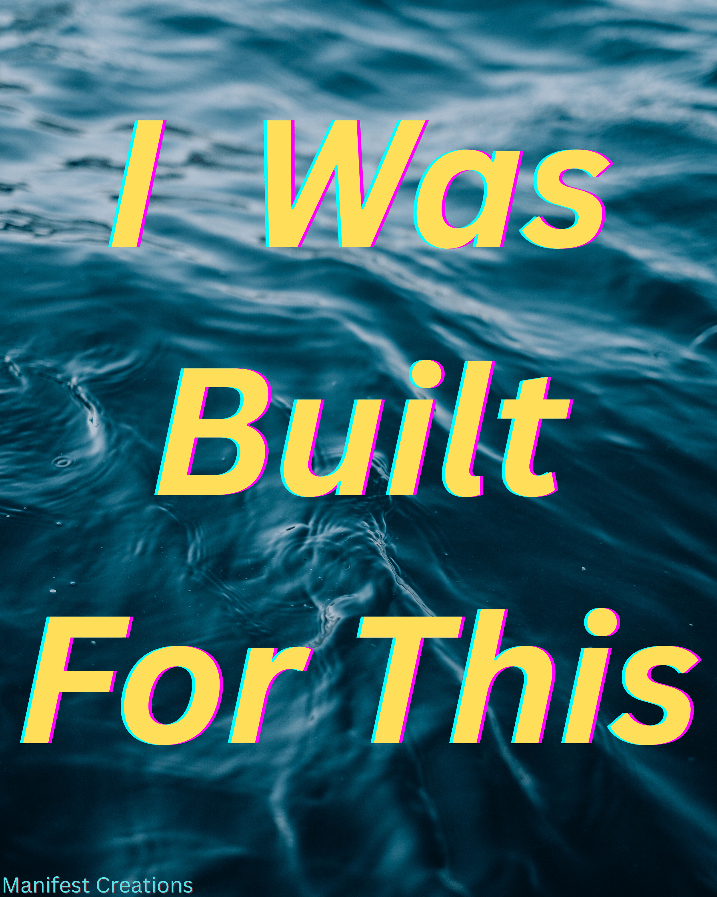 I Was Built For This – Motivational Wall Art (Digital Download) - Payhip