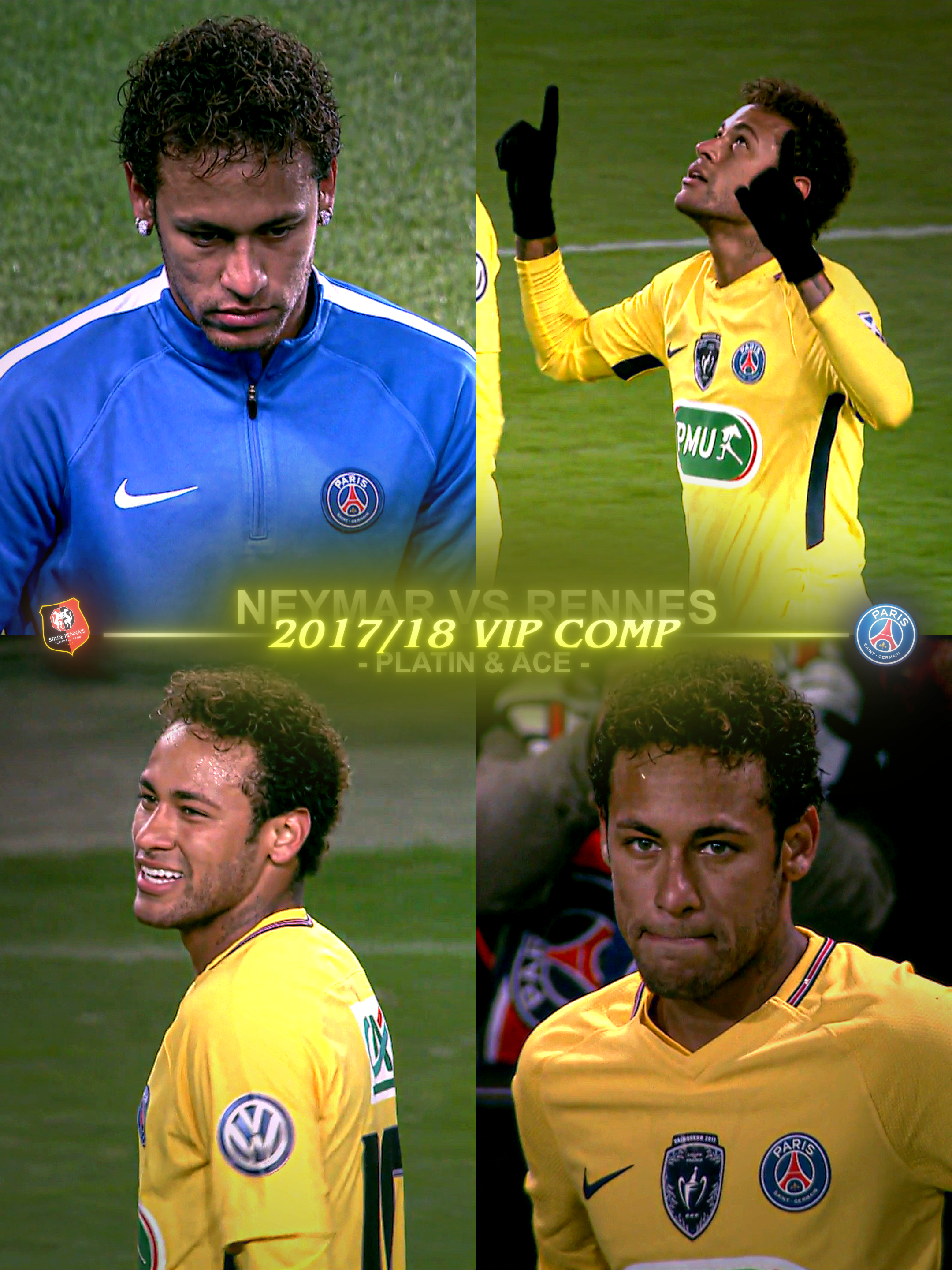 Neymar vs. Rennes - French Cup Ro64 (01.07.2018) Away HD 1080i - VIP ...