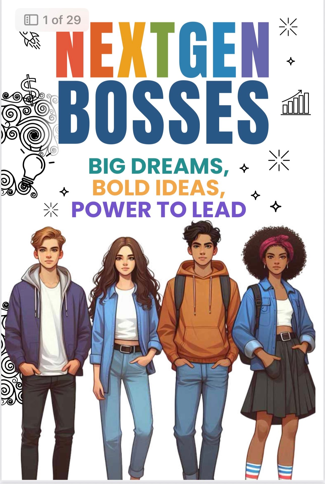 Next Gen Bosses - Big Dreams, Bold Ideas, Power to Lead - Colouring ...