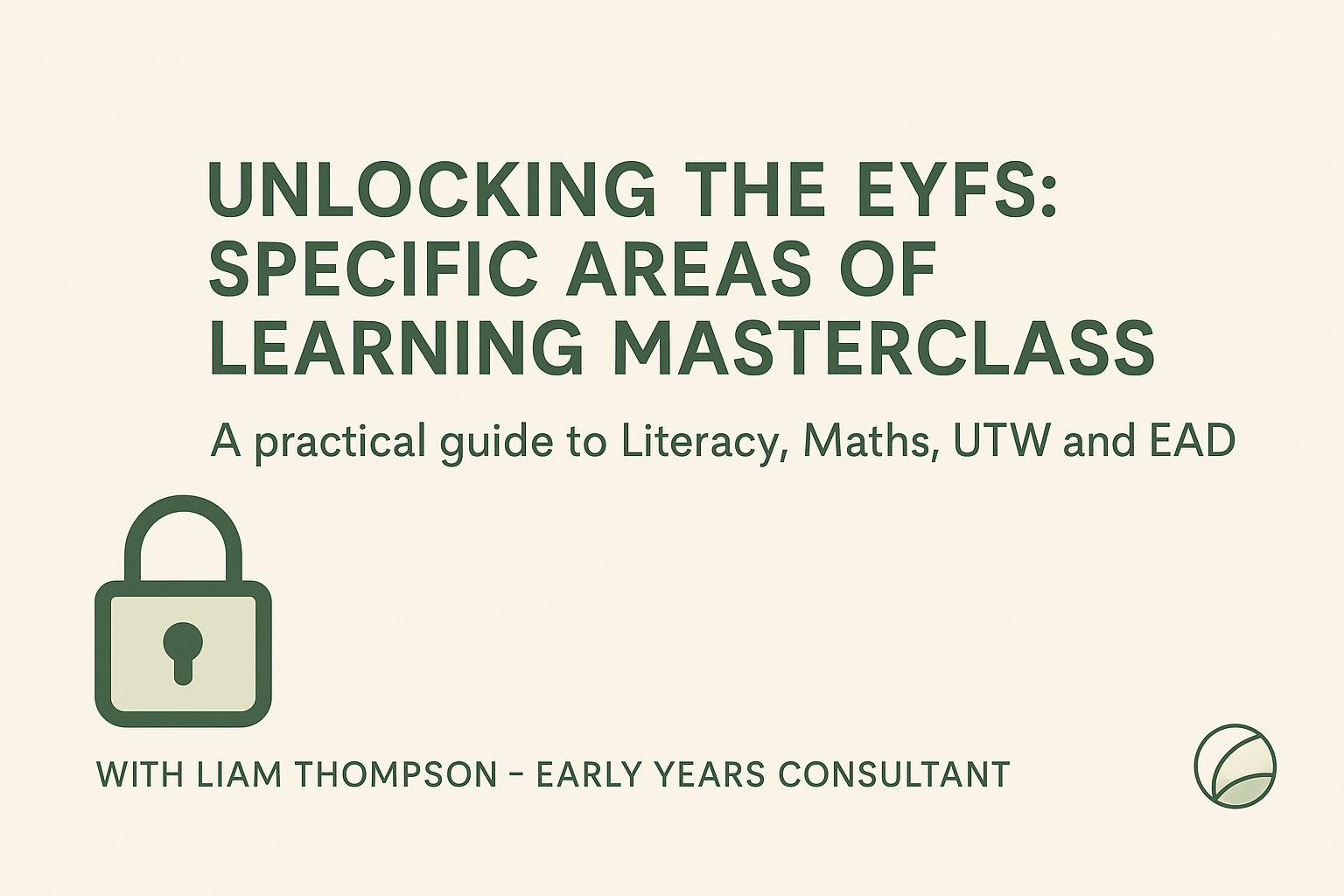EYFS Specific Areas Masterclass - Payhip