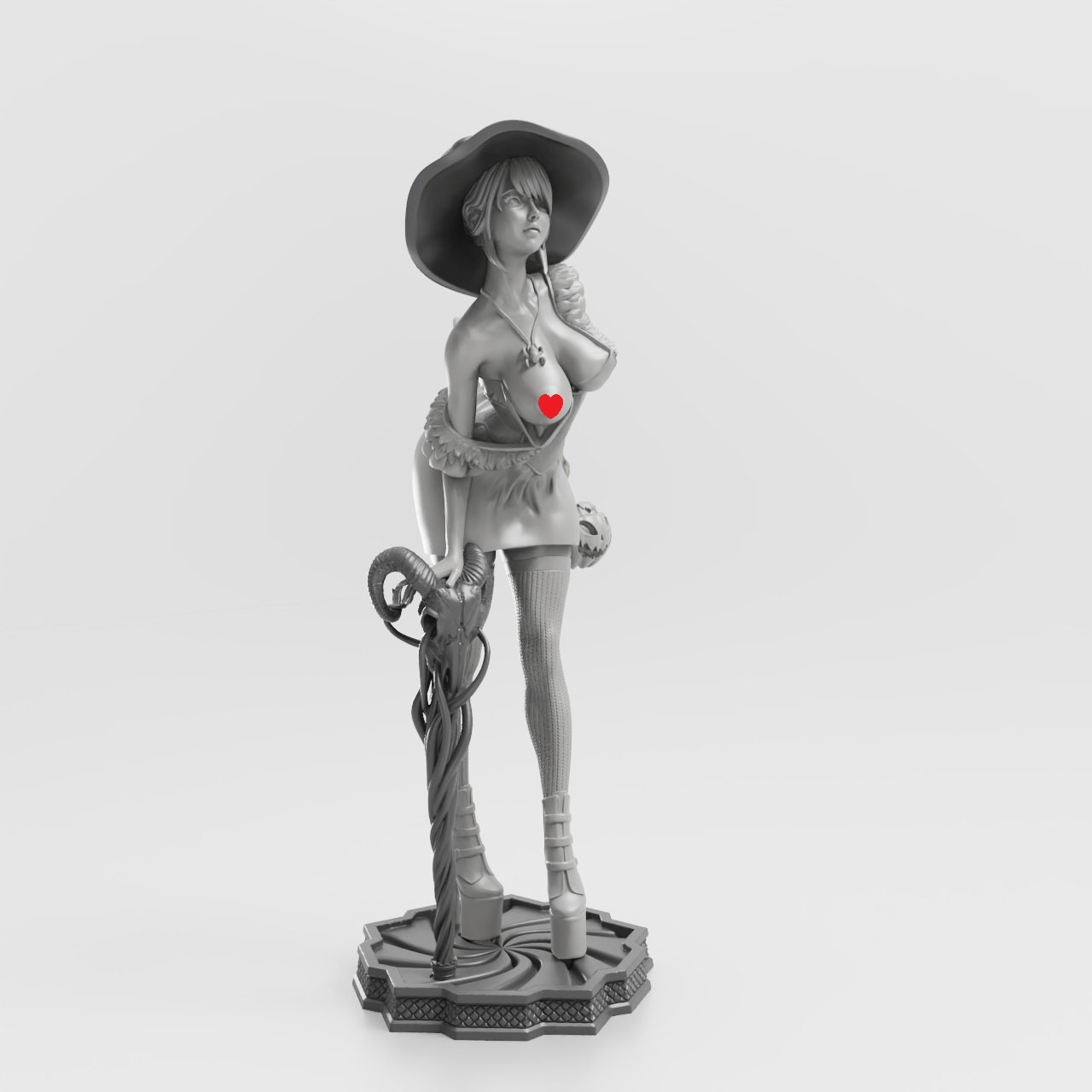 Witch Halloween NSFW, STL 3D model design printable file - Payhip