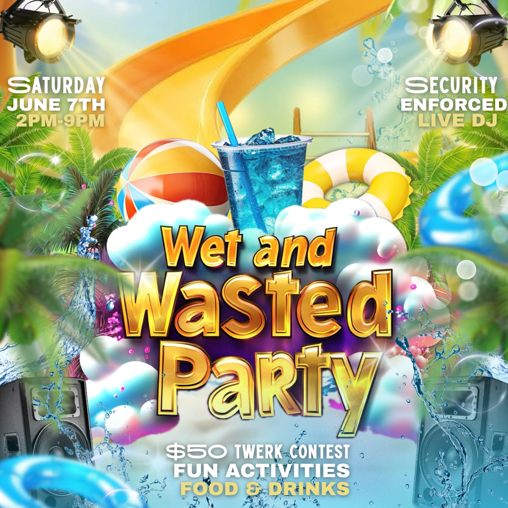 Wet and wasted party flyer - Payhip