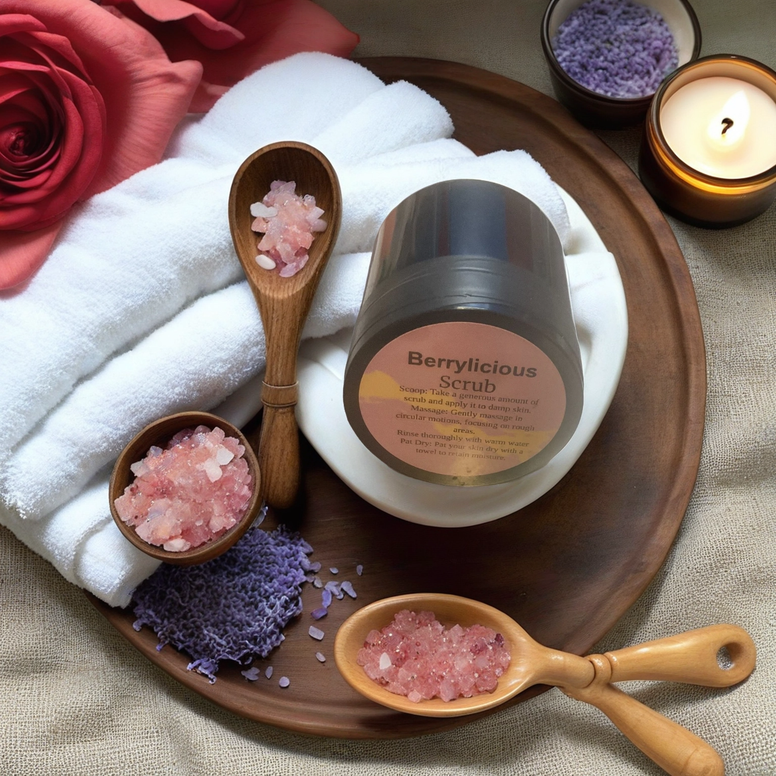 Berrylicious Bath Salt Scrub 4oz - Payhip