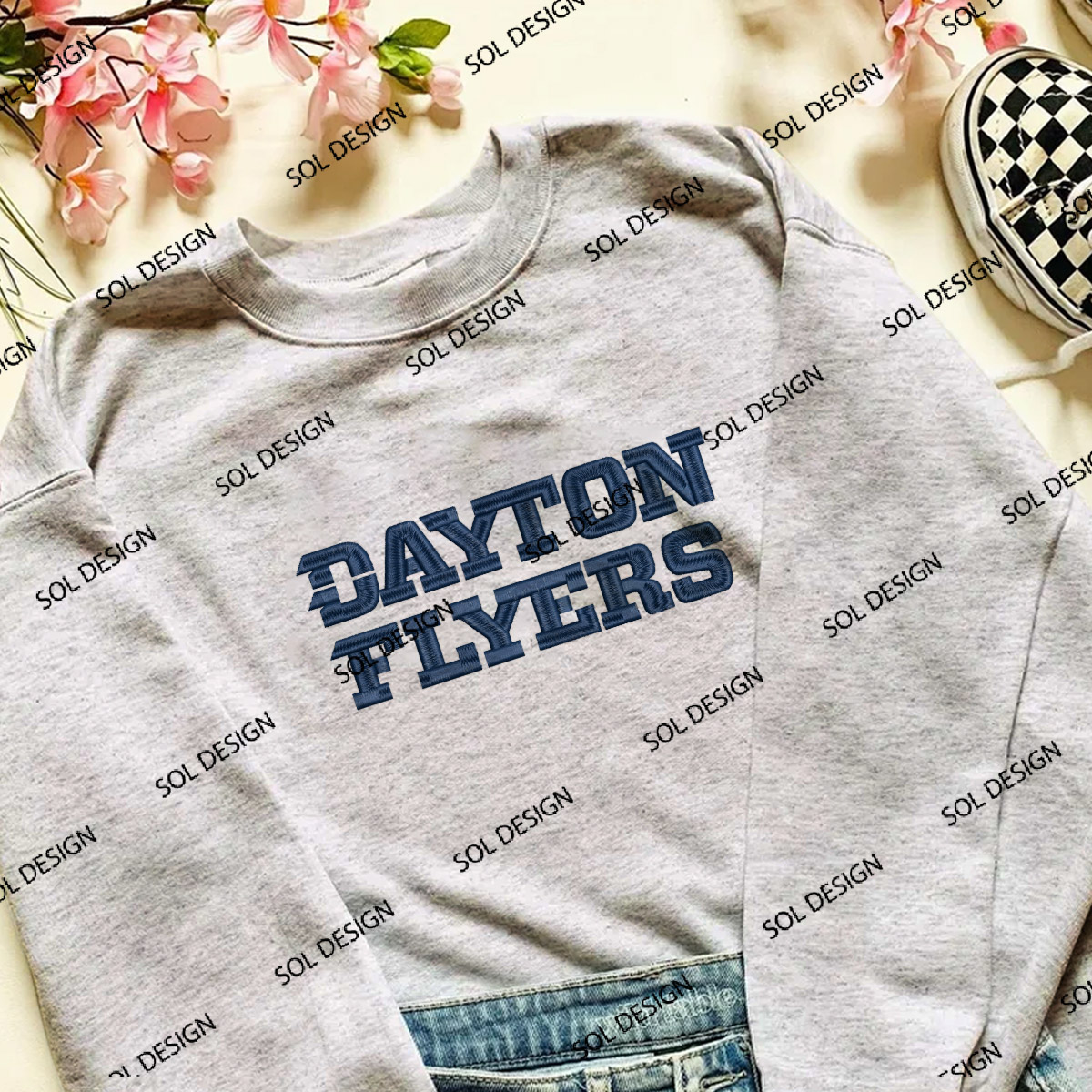 NCAA Dayton Flyers Football Team Wordmark Logo Embroidery Designs, NCAA Dayton Flyers Machine ...