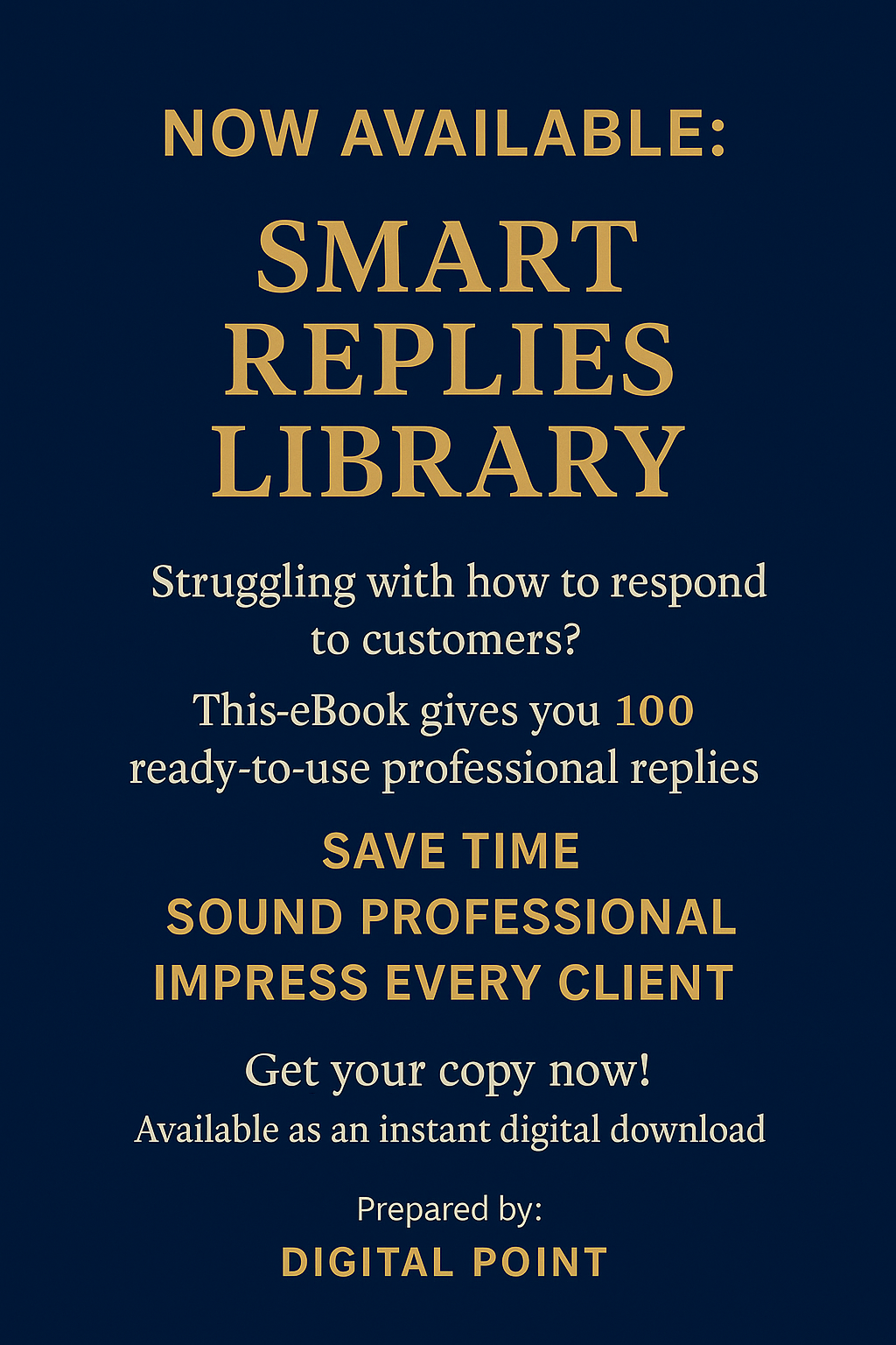 Smart Replies Library (English) - Payhip