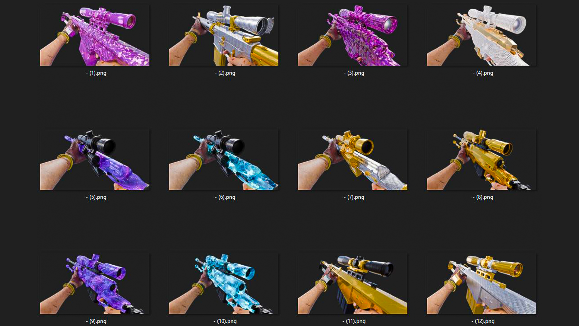 COD | Mini Render Pack #37 (Snipers) - Payhip