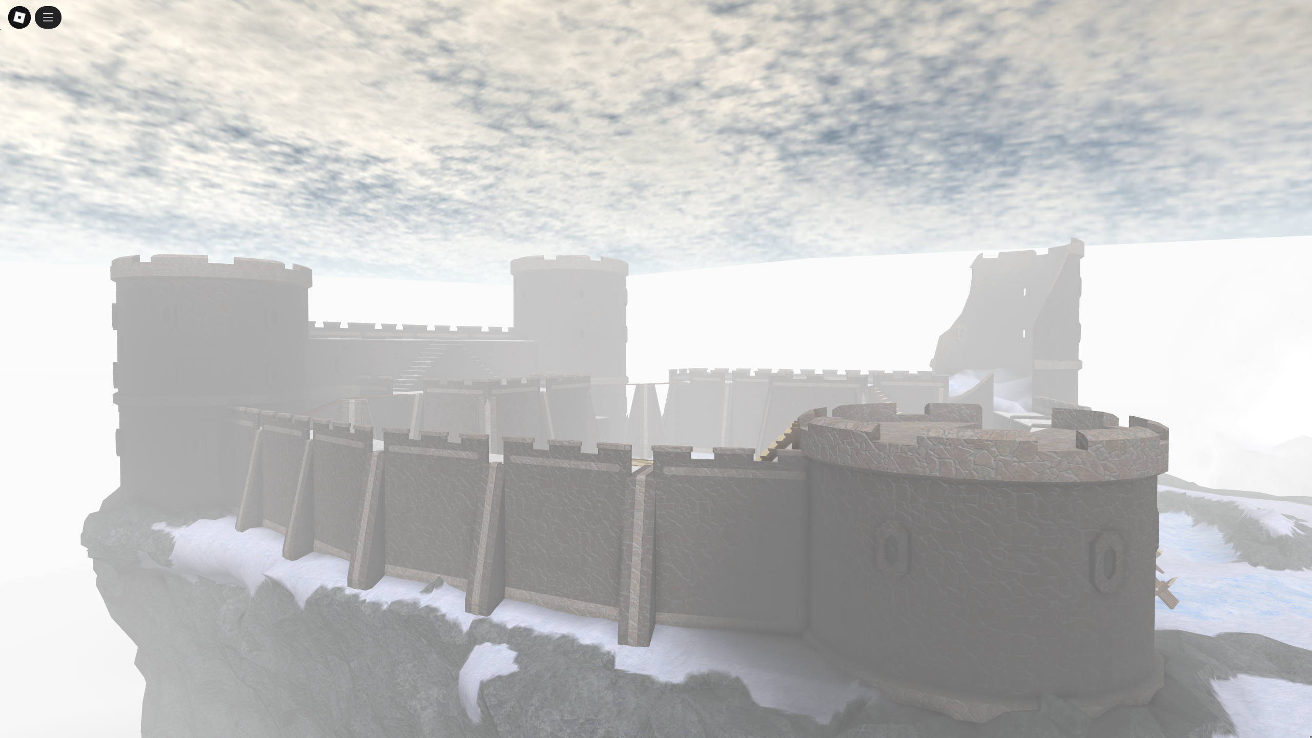 FREE Medieval Winter Fort (Roblox Map)