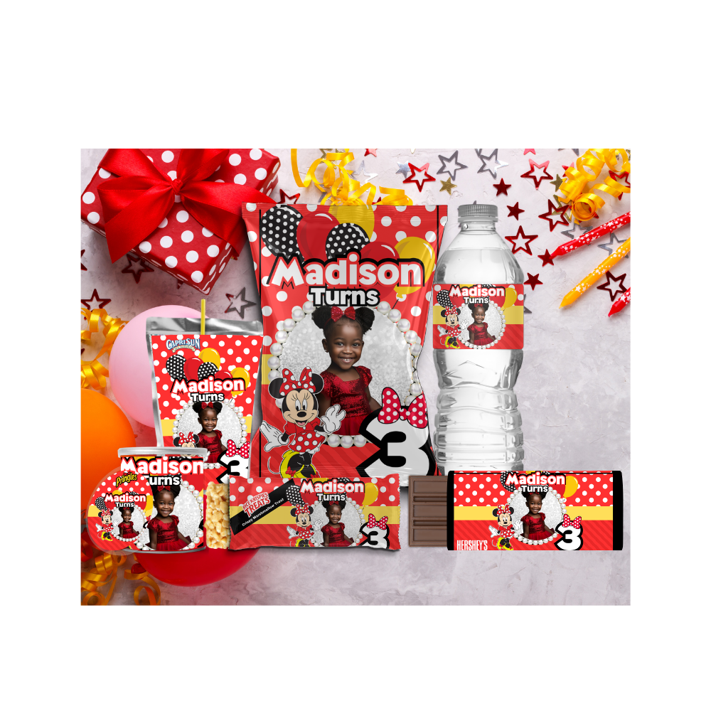 Minnie Mouse Party Favor Templates - Payhip