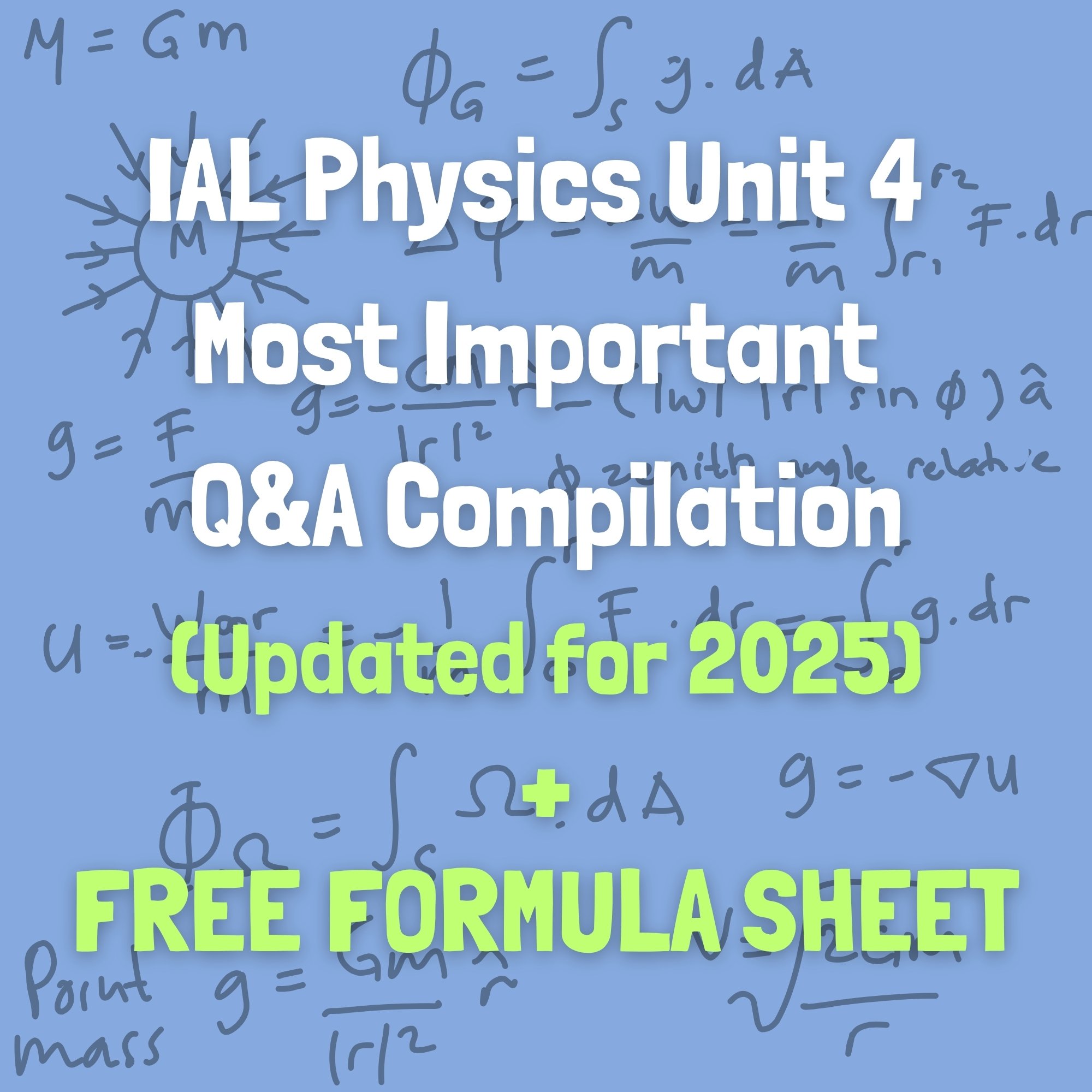 IAL Physics Unit 4 Important Q&A eBook (Updated for 2025)