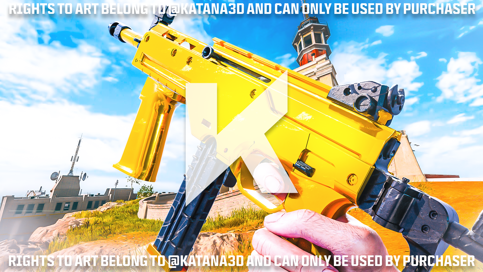 COD/Warzone Thumbnail - Gold LC10 (Verdansk Rebirth) - Payhip
