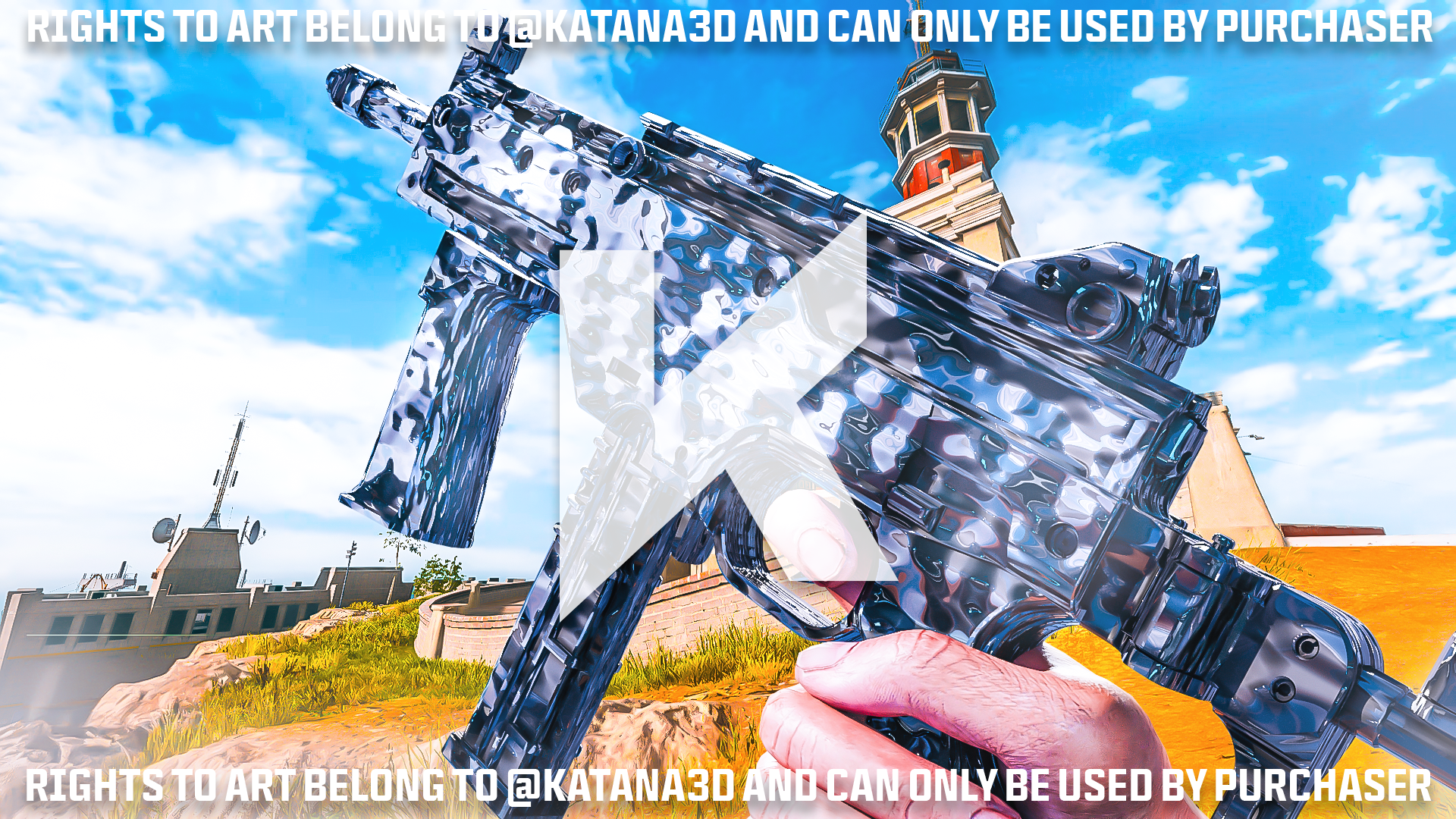 COD/Warzone Thumbnail - Obsidian LC10 (Verdansk Rebirth) - Payhip