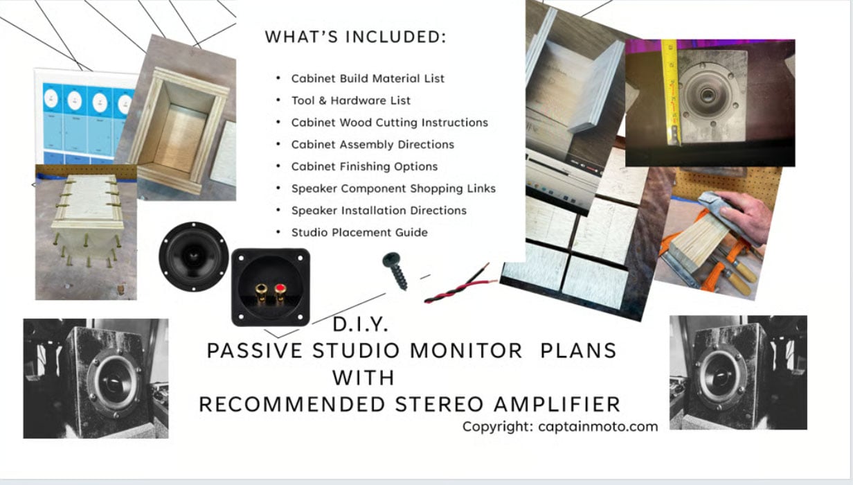 Do It Yourself Studio Monitor Build Plans - Payhip