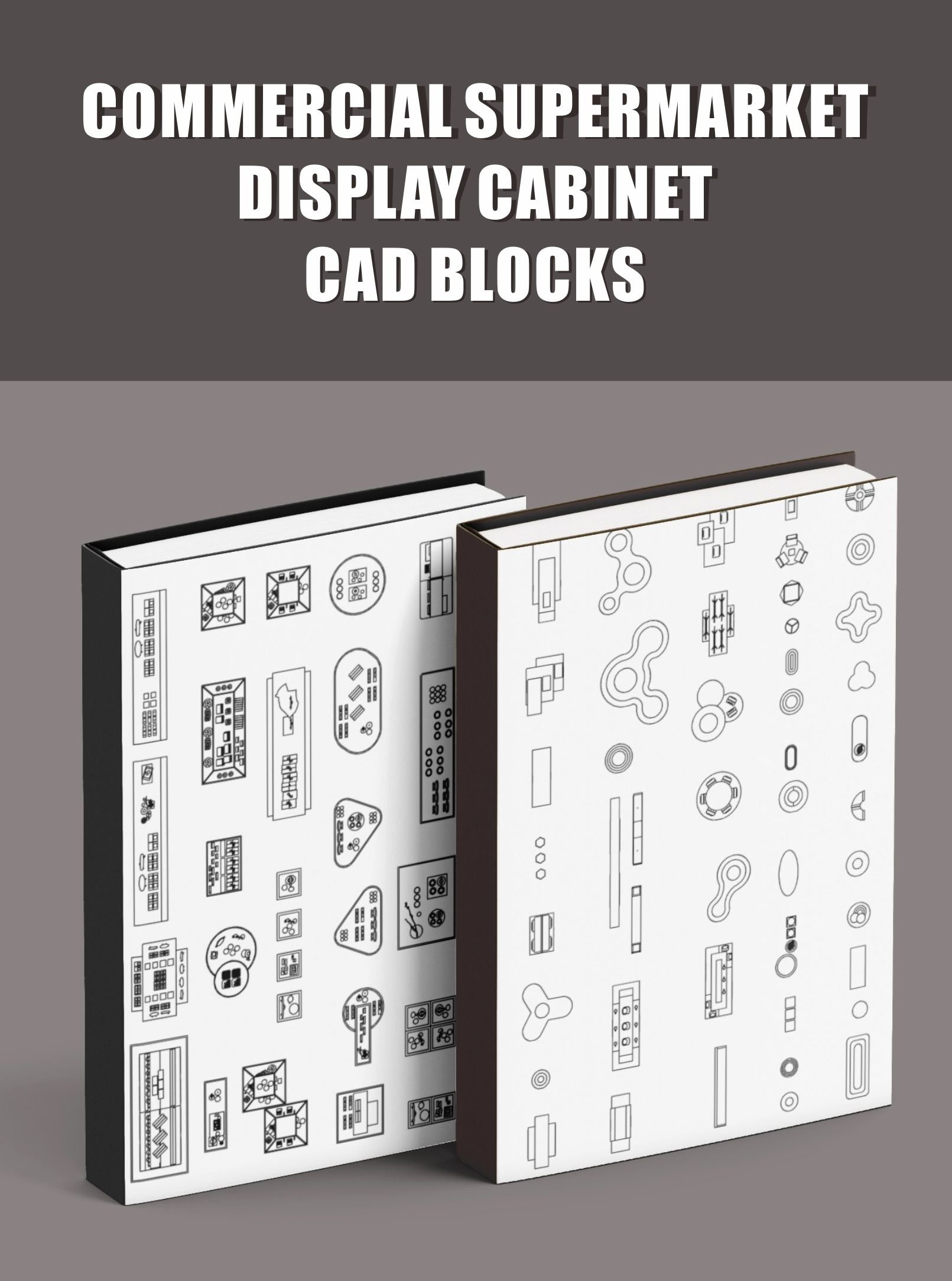 COMMERCIAL SUPERMARKET DISPLAY CABINET CAD BLOCKS - Payhip